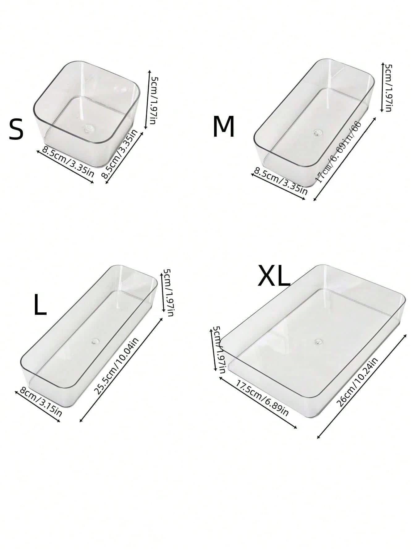 1 Peça Caixa De Armazenamento Pequena Para Mesa De Trabalho Com Gaveta ...