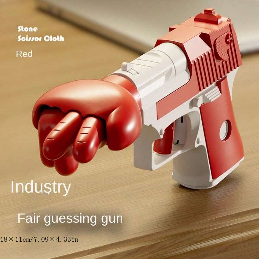 Internet Popular Rock Paper Scissors Gun Desktop Game Prop ...