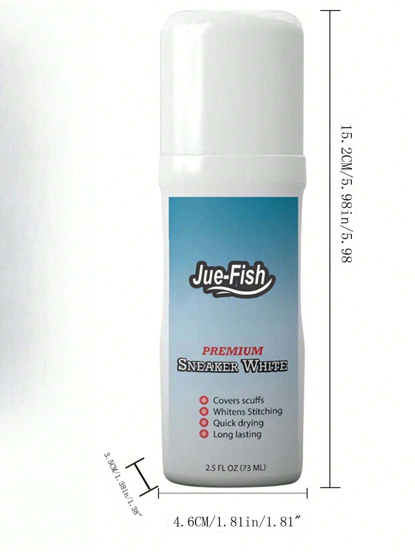 Jue-Fish White Shoe Cleaner, Whiten And Brighten Sneakers, Remove ...