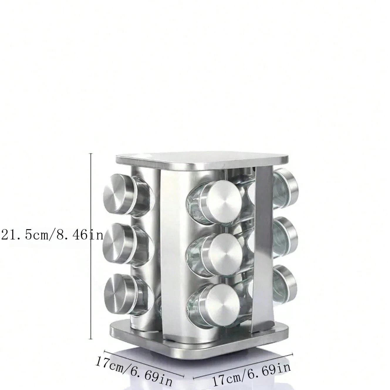 Rotating Spice Rack - Kitchen Countertop Organizer Shelf For Spices And ...