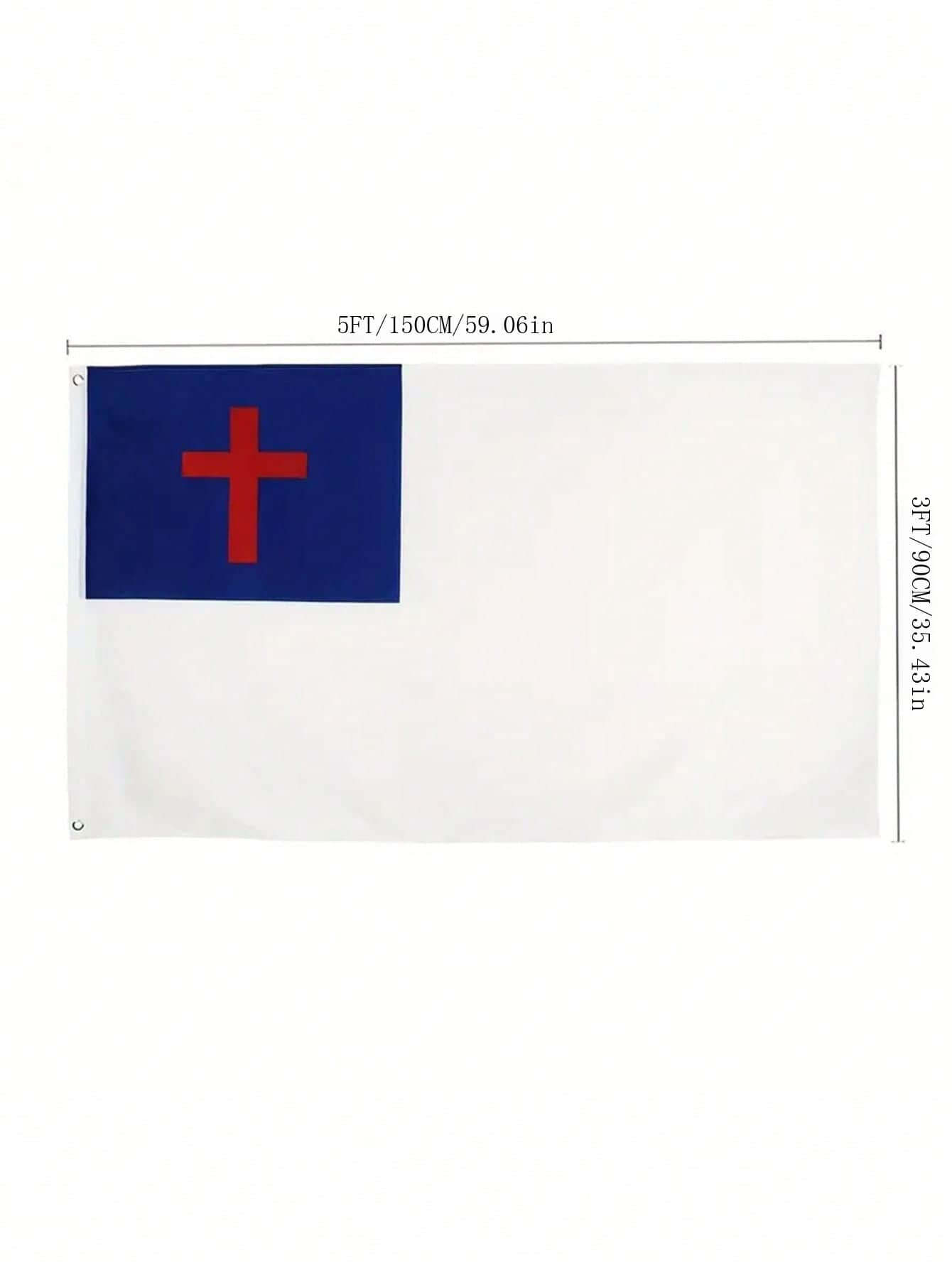 1pc Christian Flag 3x5 Foot Christian Flag - Vivid Color And Fade Proof ...