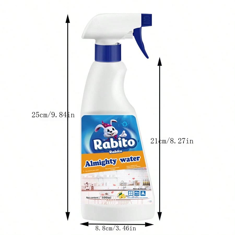 Rabito Bathroom Tile Cleaner 500ml Bathtub Shower Room Glass Cleaning ...