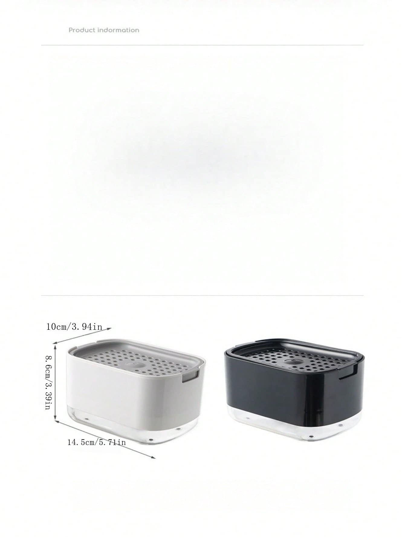 1 Piece Push Soap Dispenser Kitchen Dishwashing Liquid Push Box Manual ...