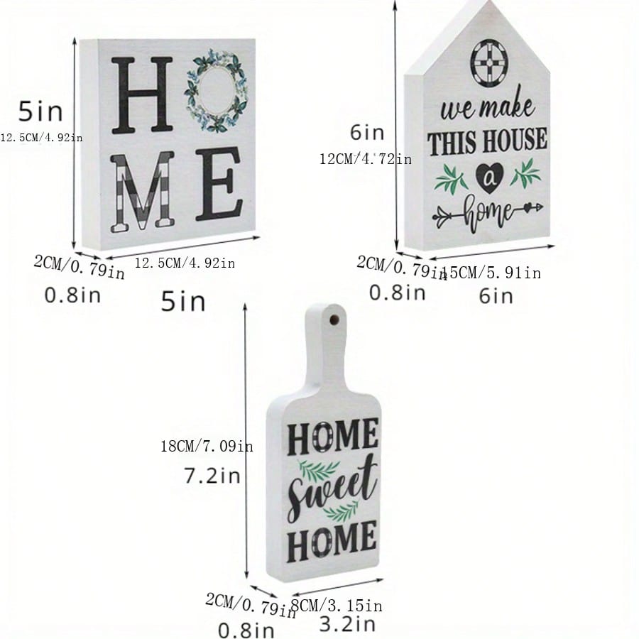 Wooden Crafted Decorative Sign, Handmade Wood Processed Plaque, Wooden ...