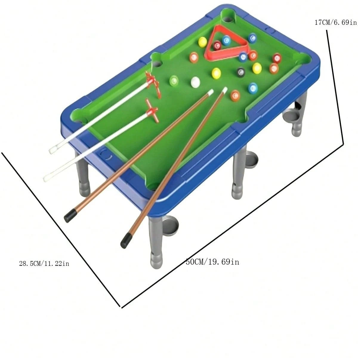 6 In 1 Multi-Function Game Table For Billiards, Double Players Indoor ...