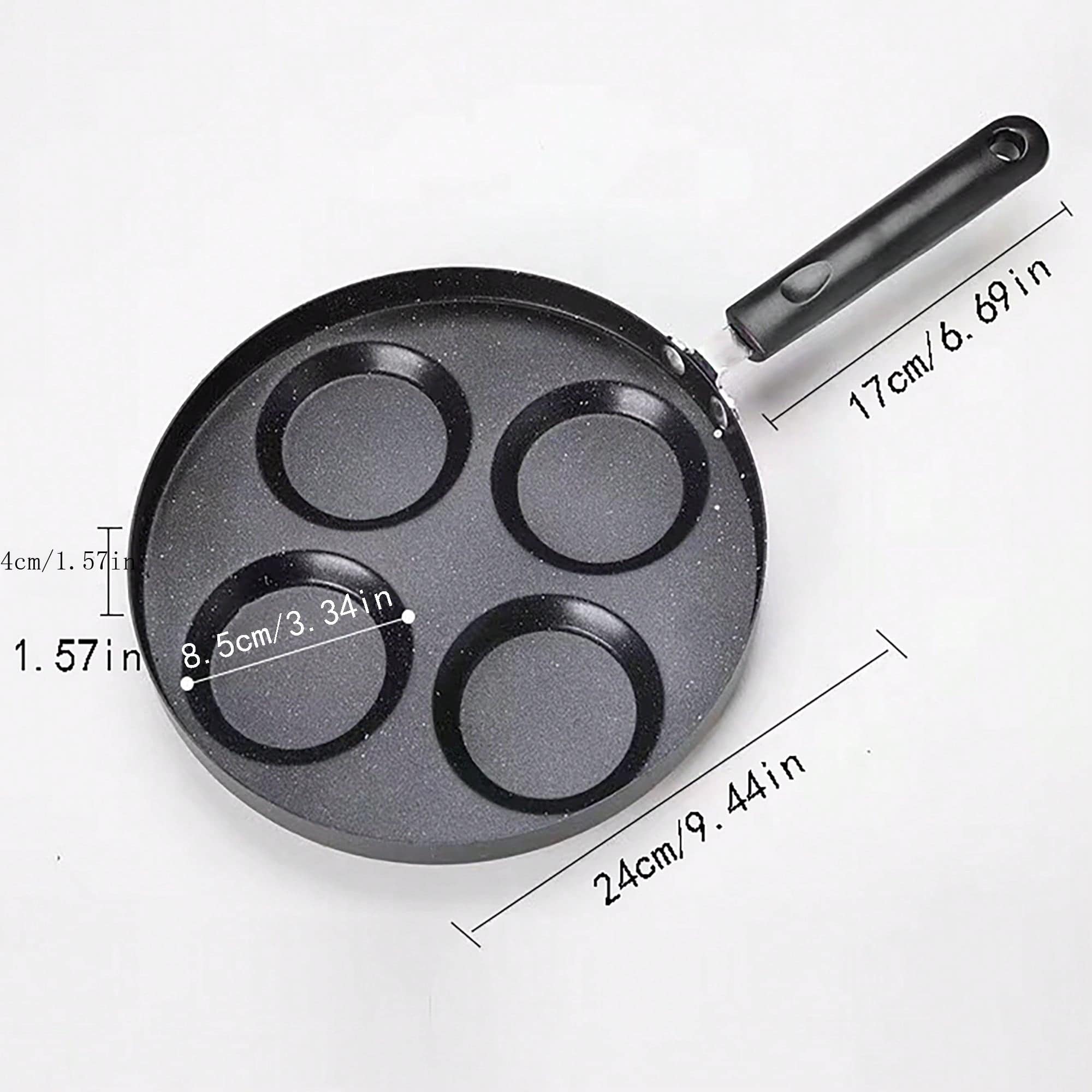 1pc Household Non-Stick Omelet Pan, Egg Dumpling Frying Pan, Hamburger ...