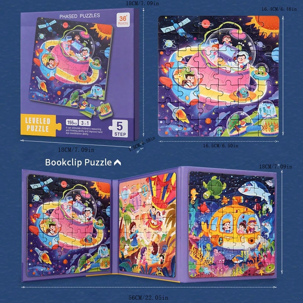 Rompecabezas Magnéticos Para Niños De 3 A 6 Años. Libro De Rompecabezas ...