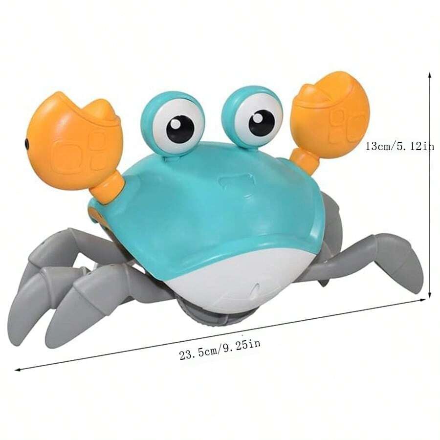 Baby Crawling Crab Musical Toy,Interactive Walking Dancing Toy With ...