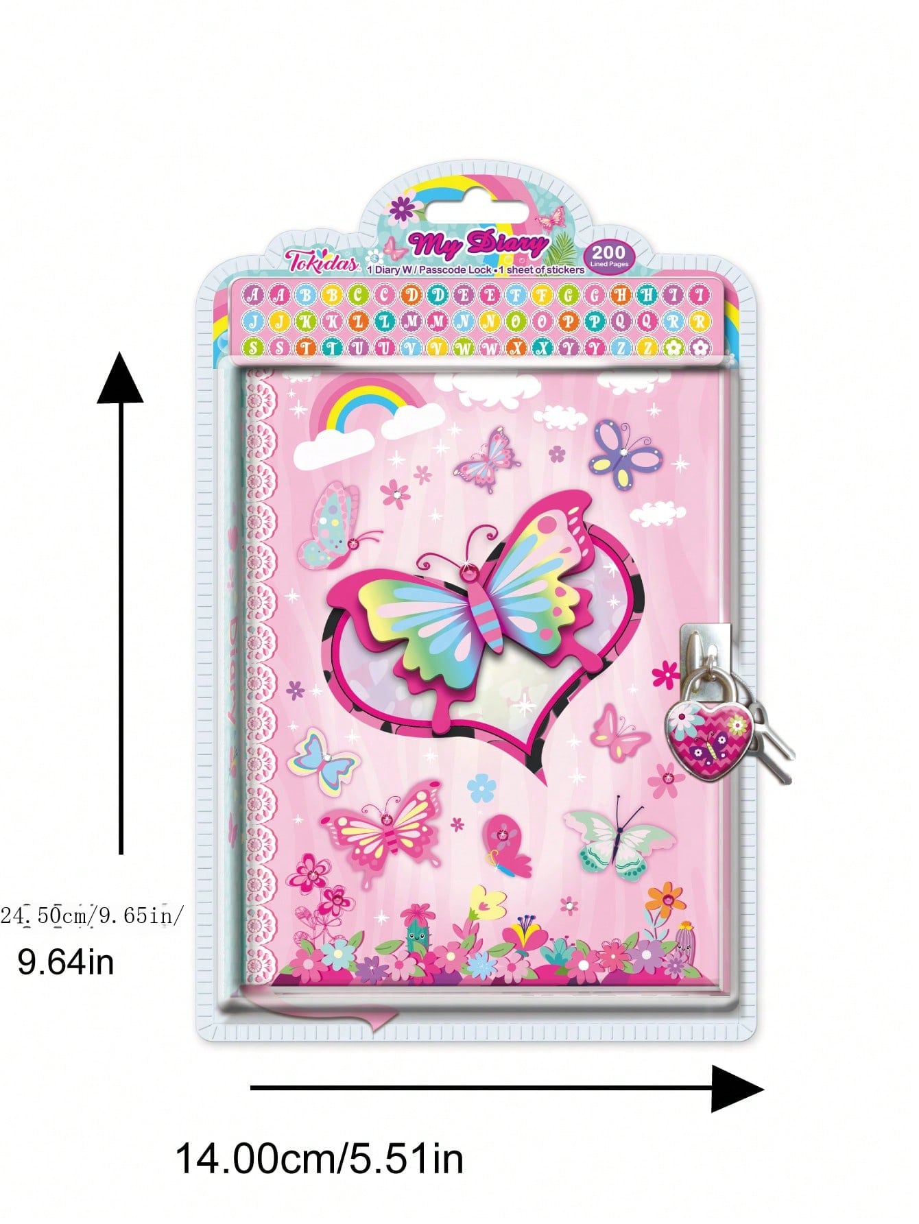 2024 Toddler Writing Folding Diary Makeup DIY Secret Book Stick Book ...