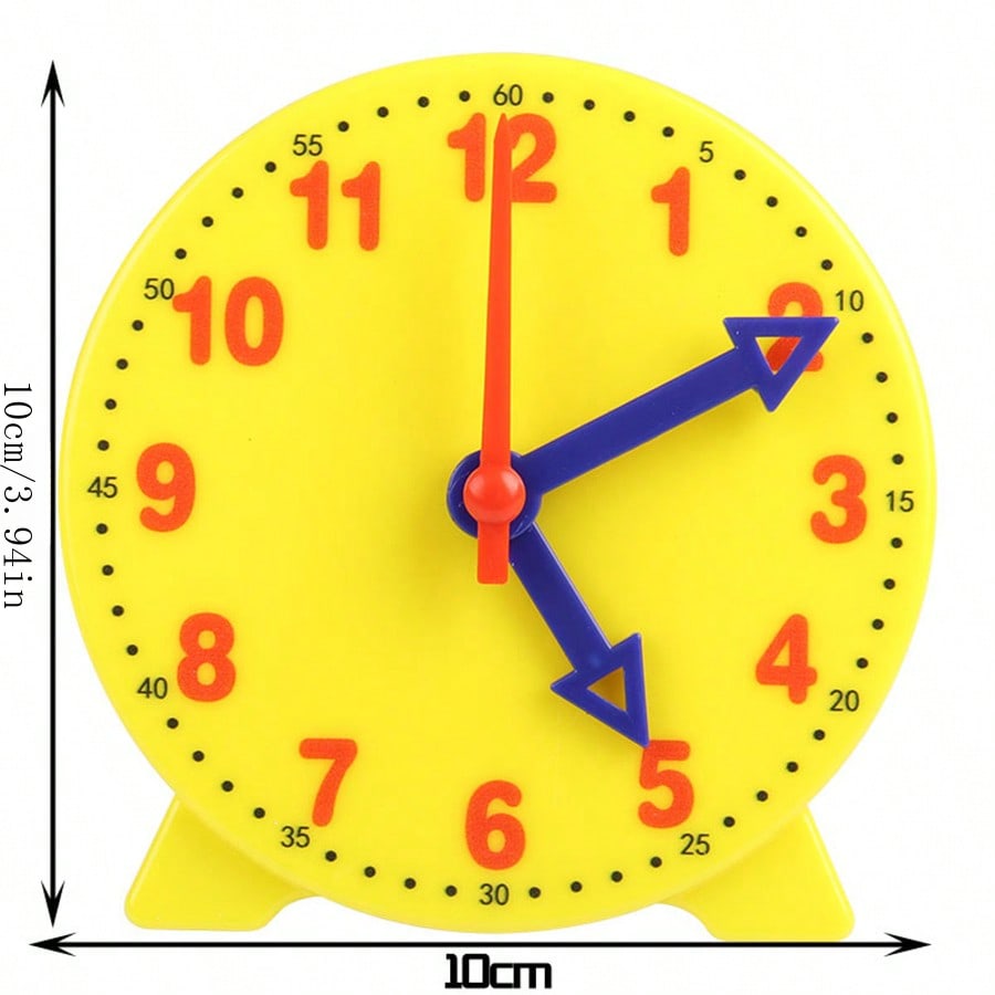 Elementary School Math Time Learning Student Clock Teaching Tool ...