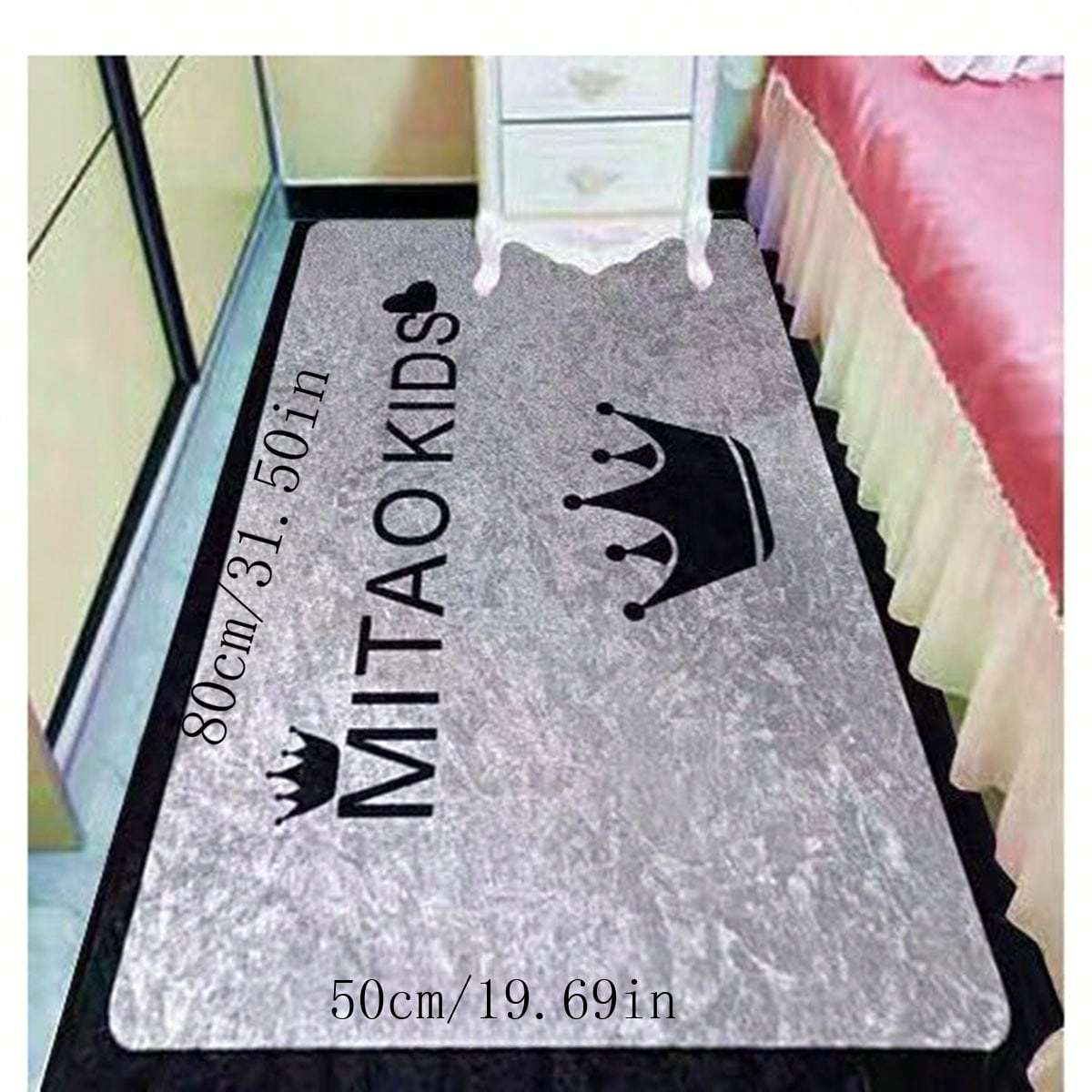 Soft And Warm Fluffy Golden Diamond Carpet For Bedroom, Living Room ...