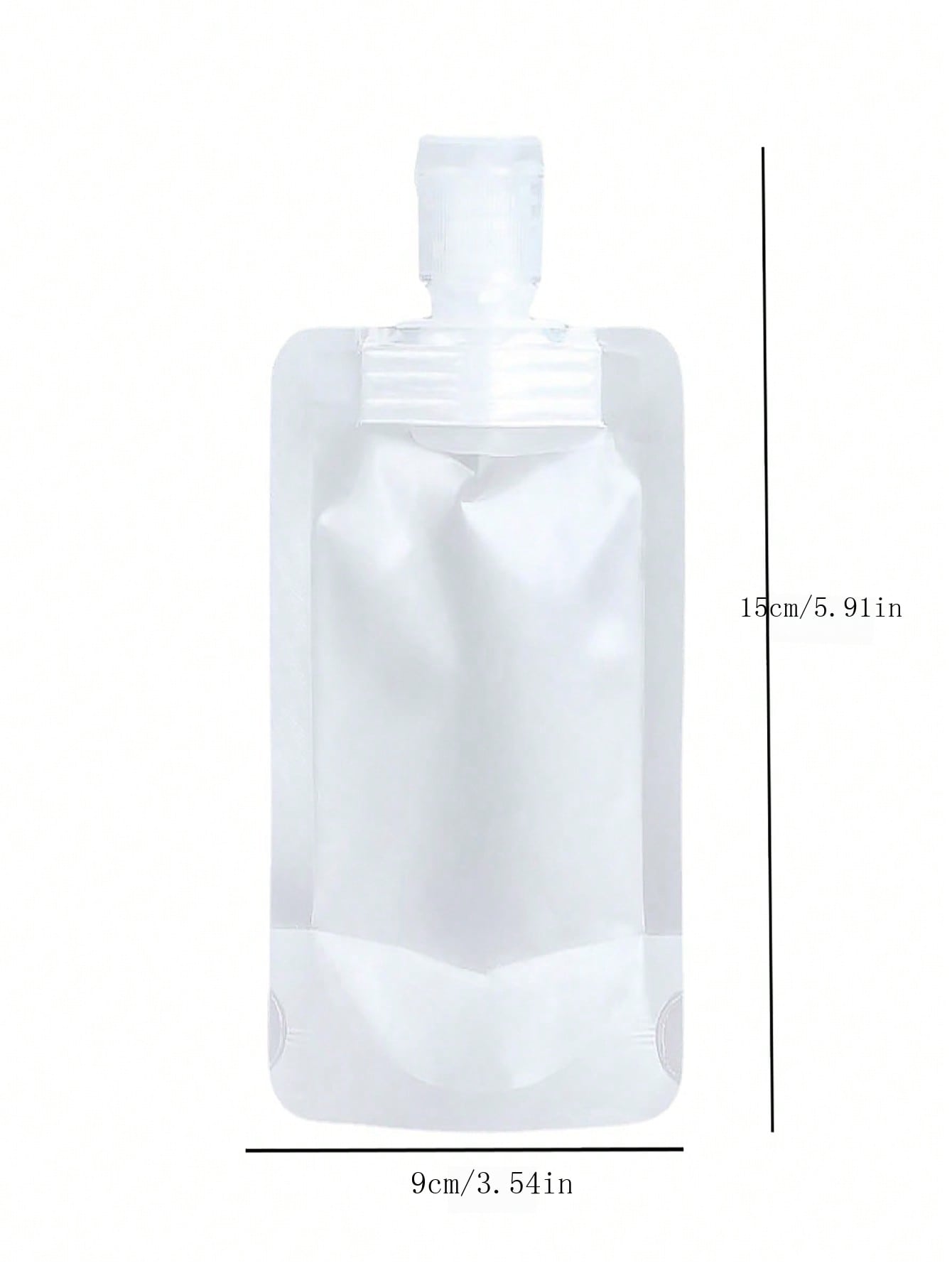 1pc Refillable Lotion Bottle For Travel, 30ml Sample Bag, Portable ...