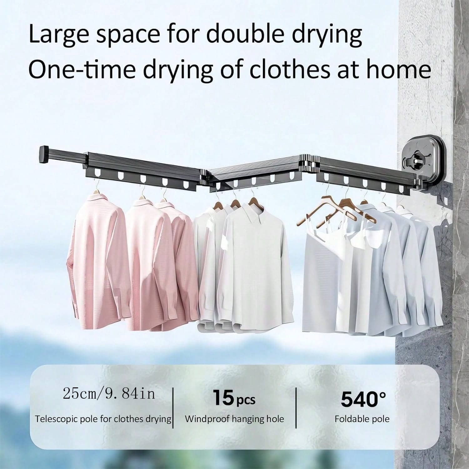 Perchero Retráctil, Ahorro De Espacio, Tipo De Suspensión Sin ...