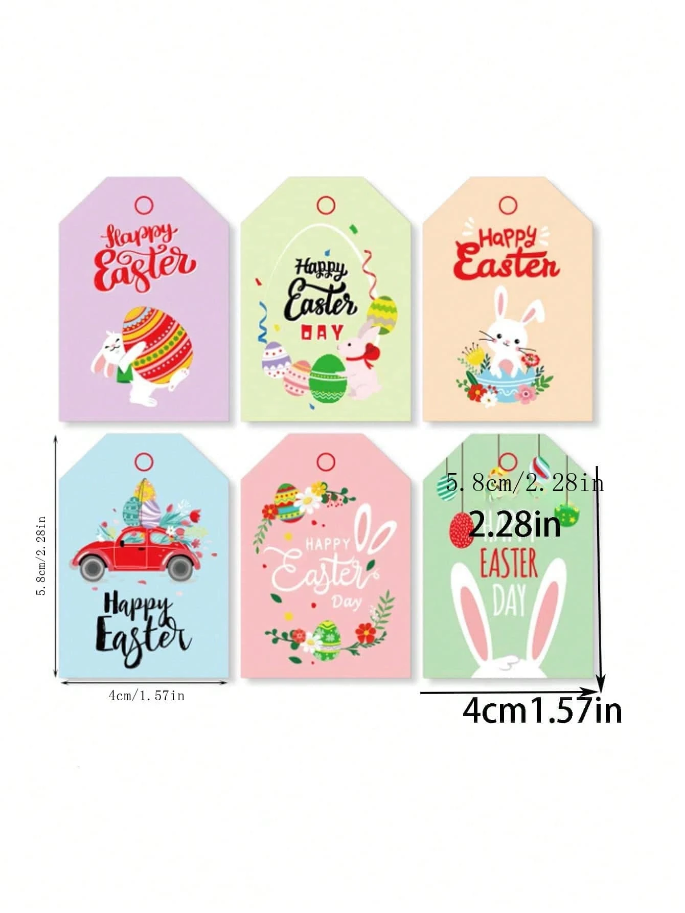 48pcs/Pack Easter Gifts Party Hang Tags & Cards | SHEIN USA
