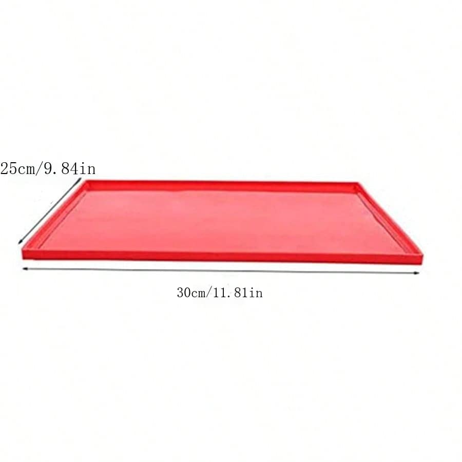 1pc Red Swiss Roll Cake Mat - Flexible Multipurpose Silicone Sheet ...