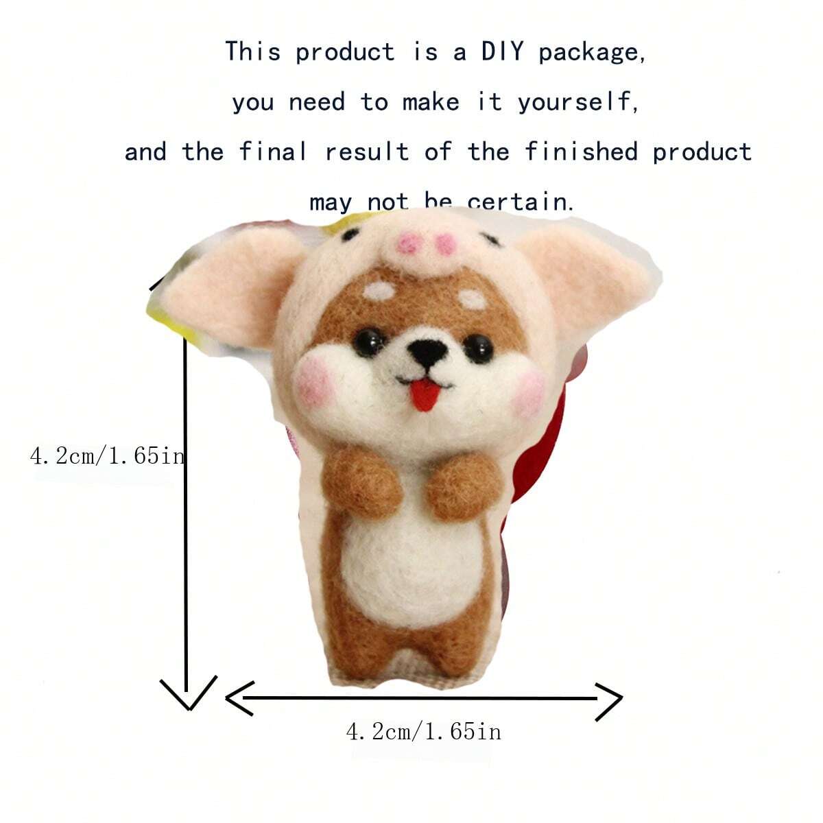 Felting Diy Material Kit For Needle Felting, Handmade Crafts For Adults ...