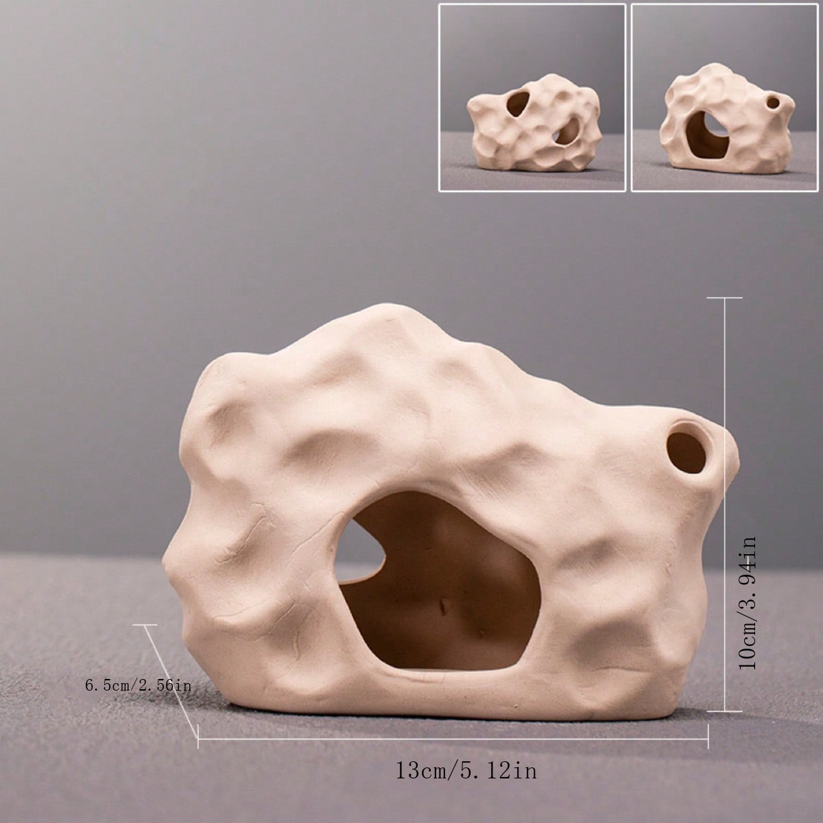 1 Psc Fish Tank Landscaping Breeding Jar Aquarium Decoration Rough ...