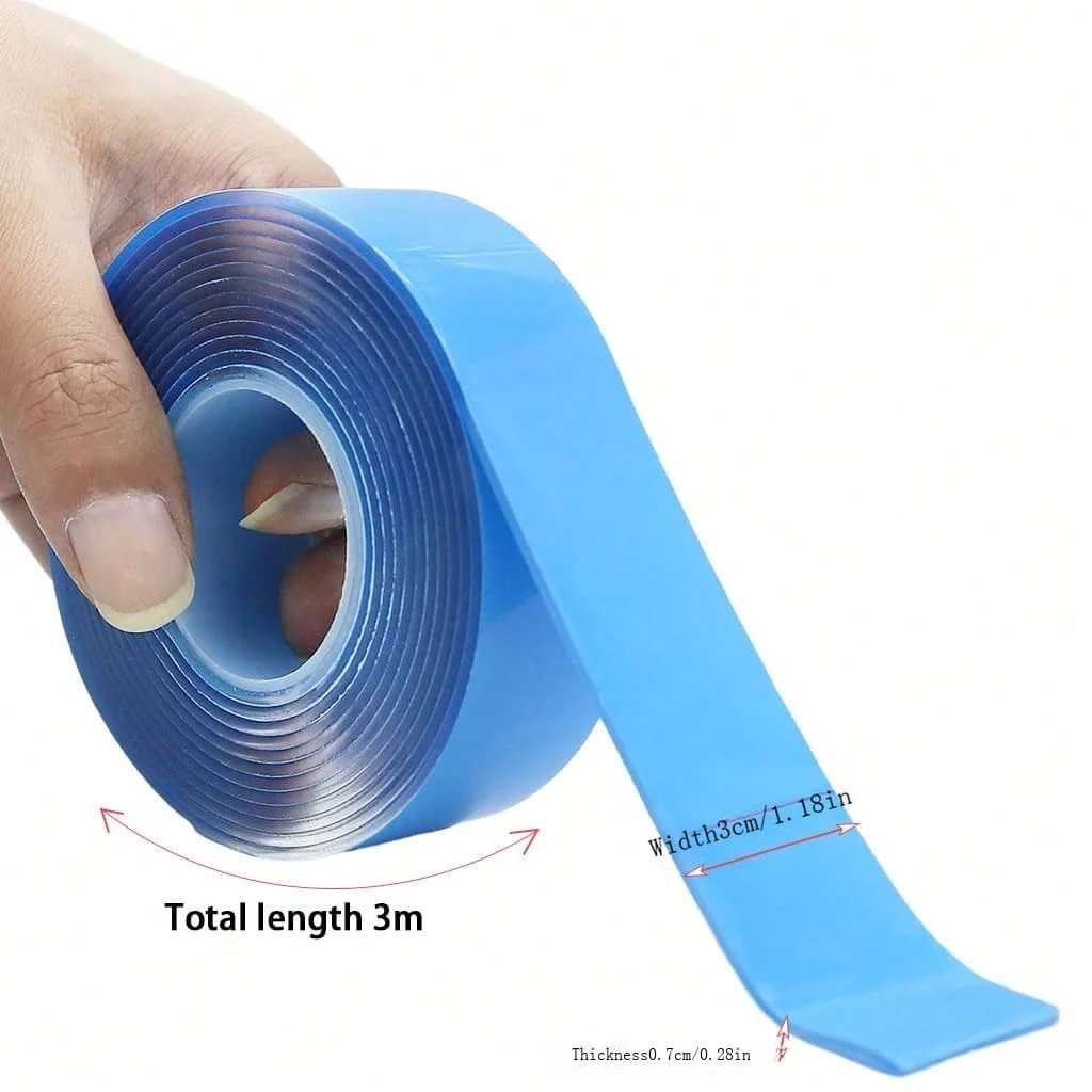 (1.2 Inch 10 Feet) Heavy Duty Double Sided Tape, Nano Transparent ...