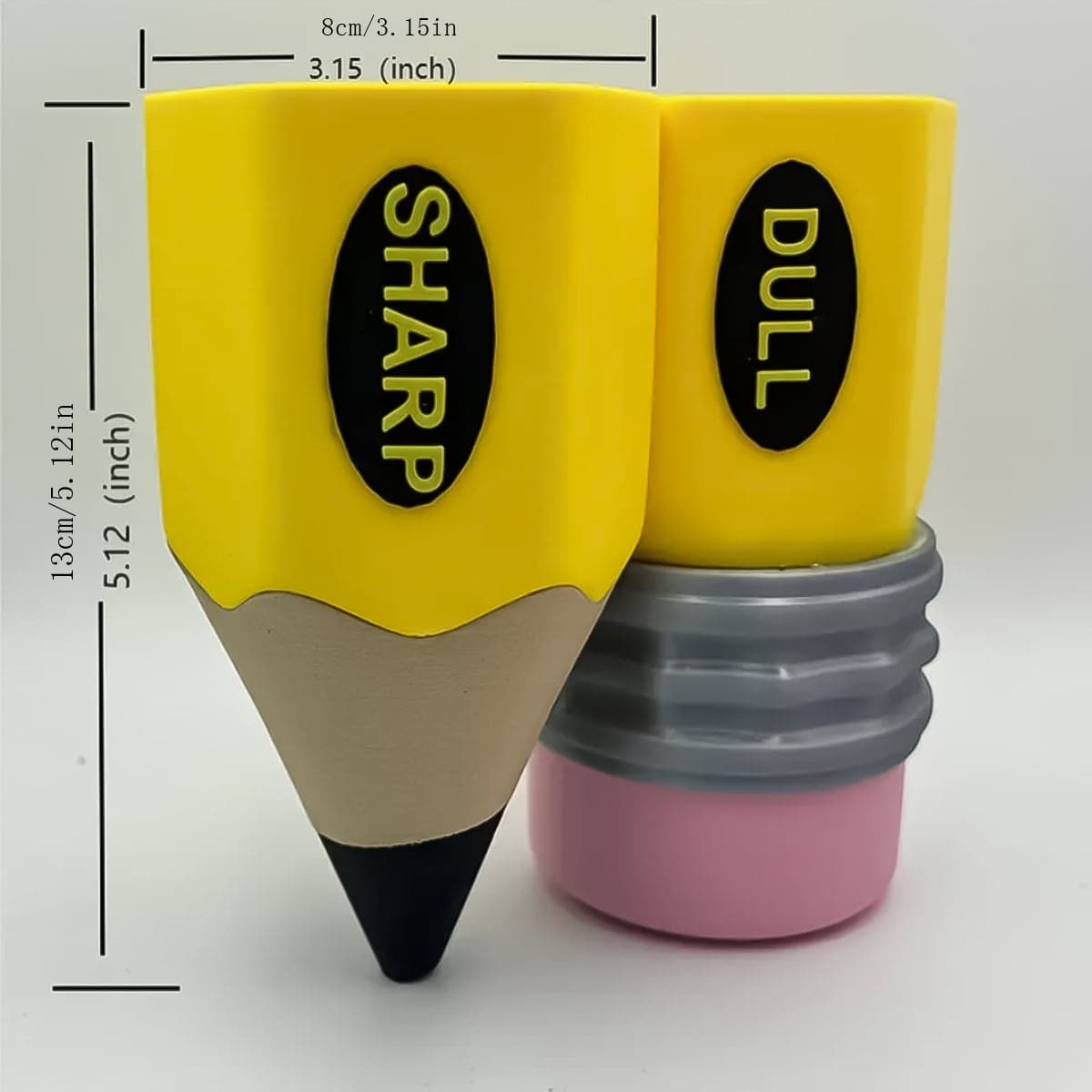 1pc Unique Pencil Shaped Pen Holder, Cute Pencil Organizer Container ...