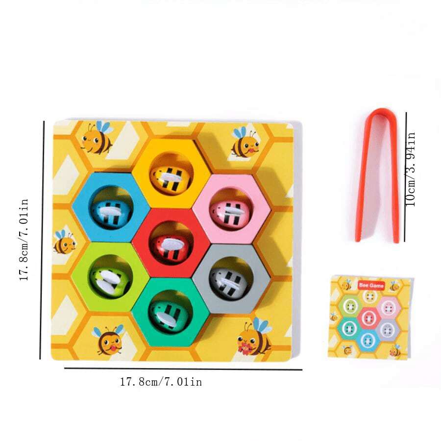 Educational Montessori Beehive Game Fun Puzzle Toy For Toddlers To ...