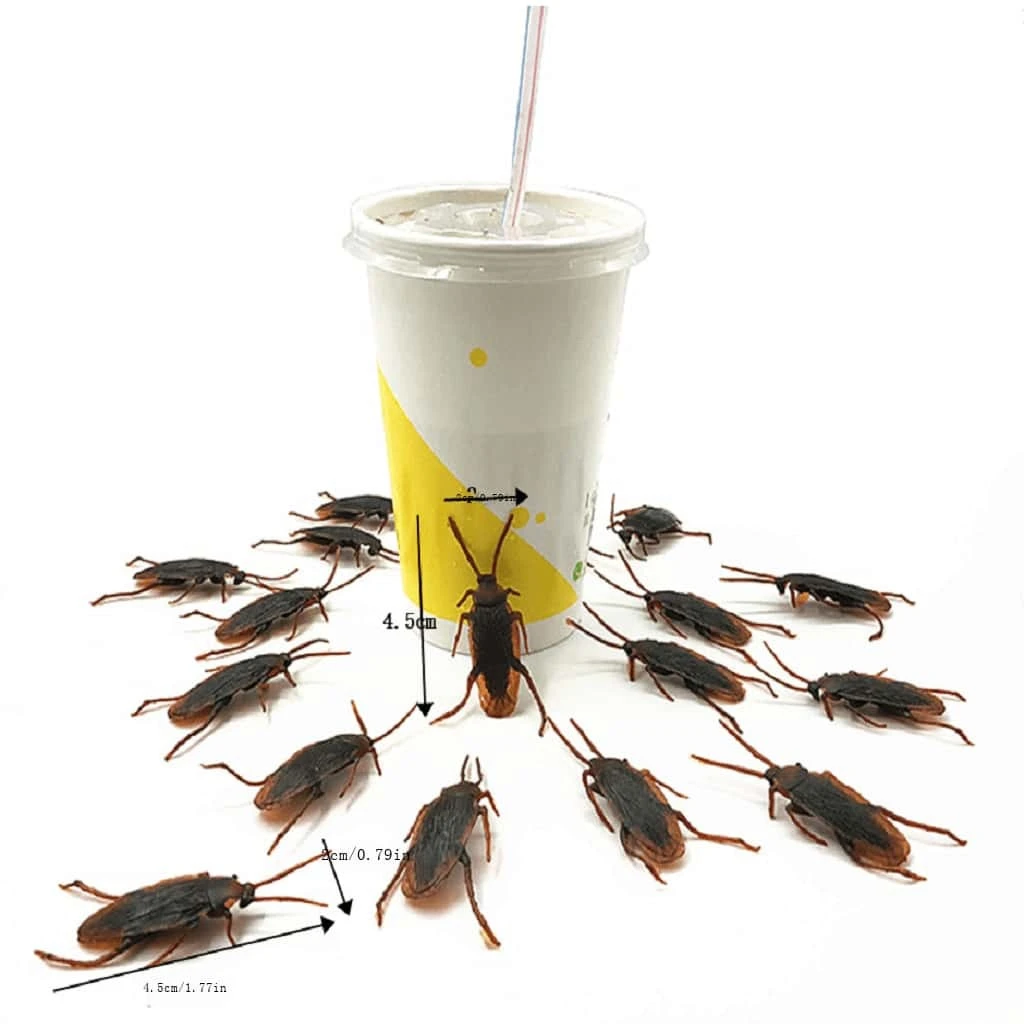 (12pcs) Realistic Prank Cockroach Toys | SHEIN USA