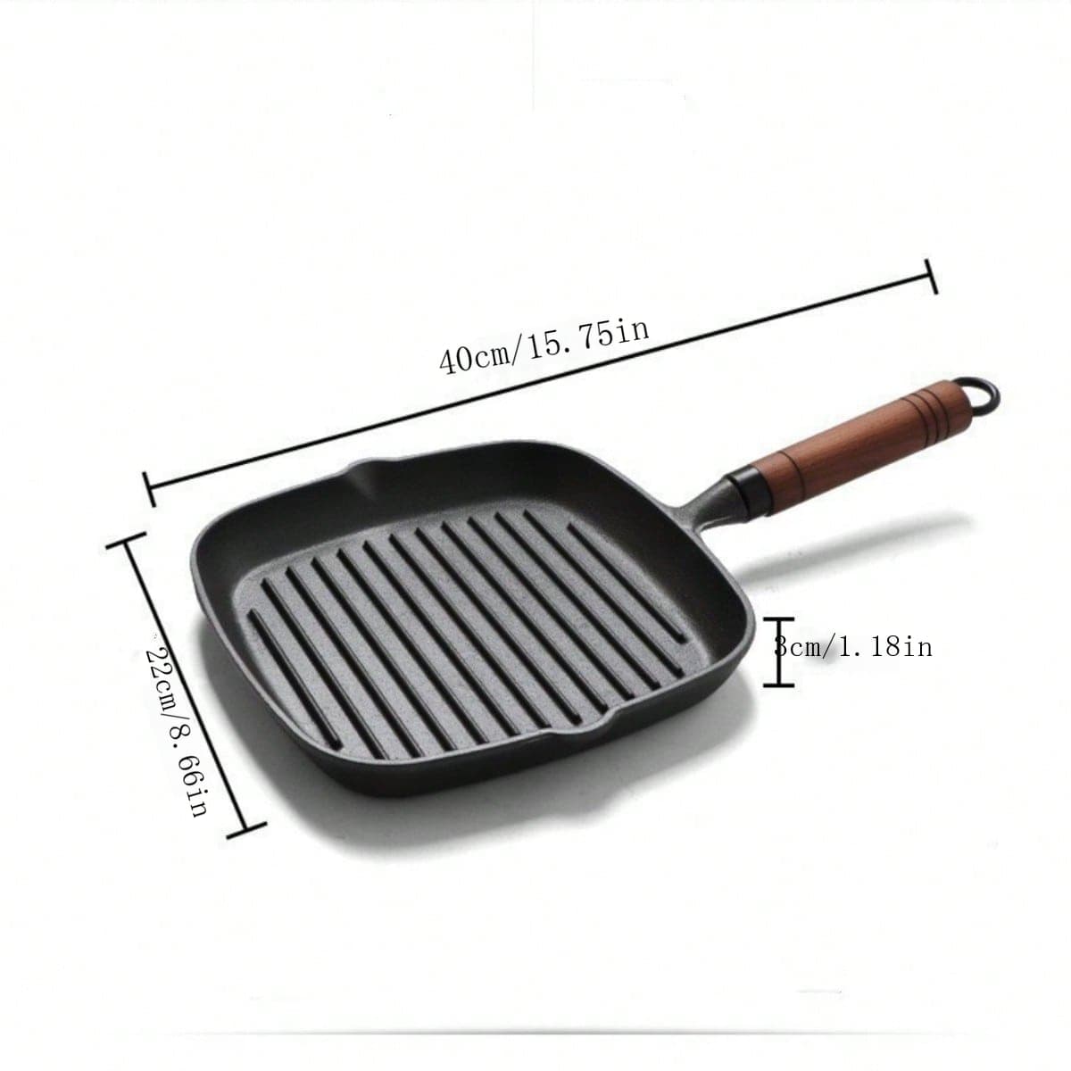 The Good Helper For Kitchen Beginners! Non-Coated Healthy Cast Iron Pan ...