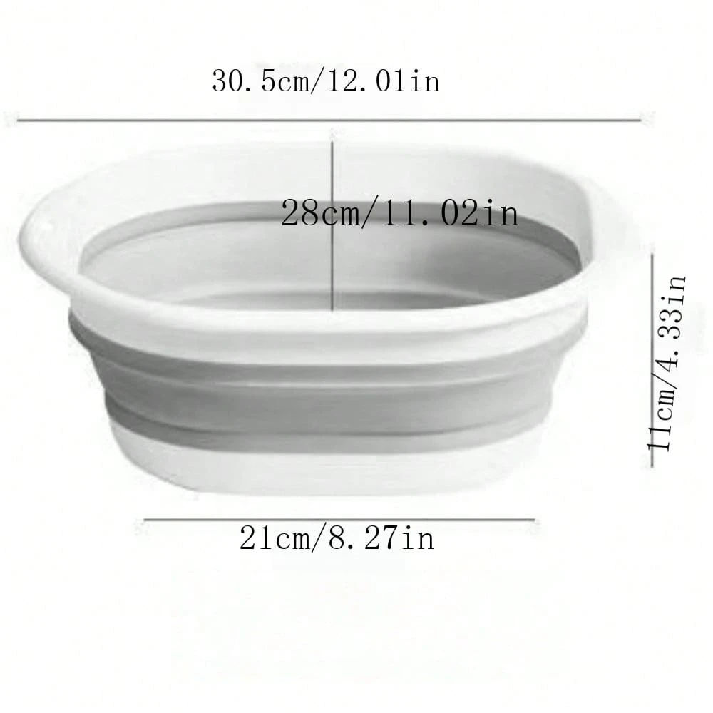 A Foldable Wash Basin Wash Basin Foot Bath Basin Multi-Purpose Basin ...