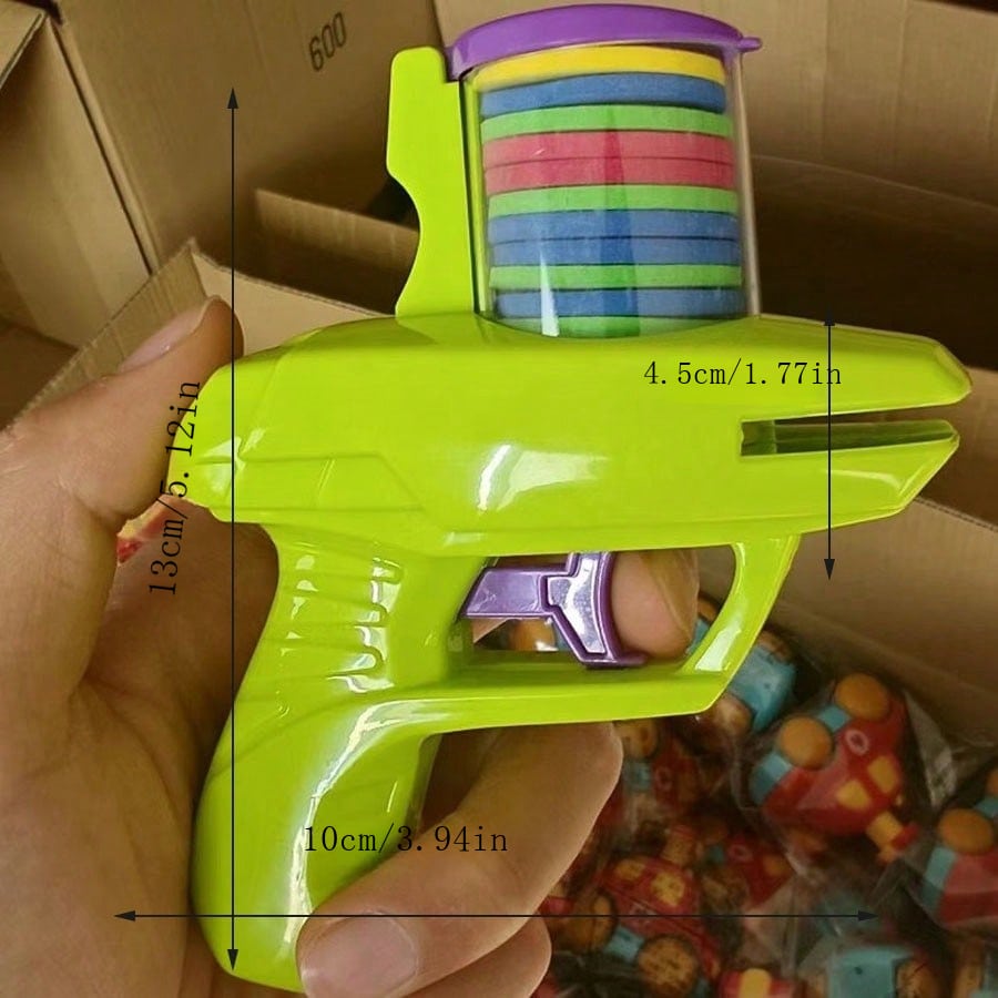1pc Safe Eva Disc Gun, Perfect For Parent-Child Outdoor Battle Game And ...