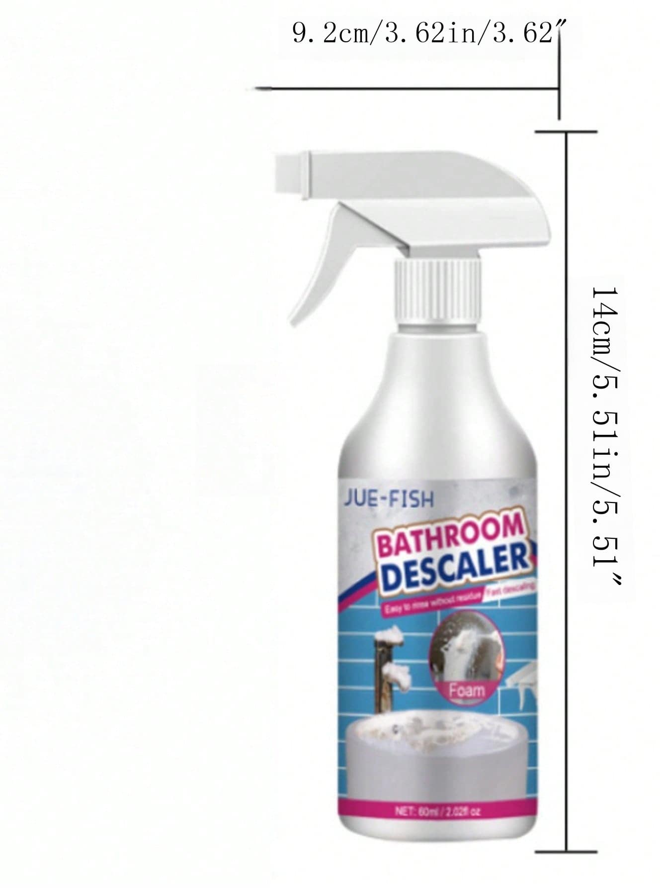 Jue Fish Bathroom Cleaner, Stainless Steel Sink, Shower Room, Bathtub ...