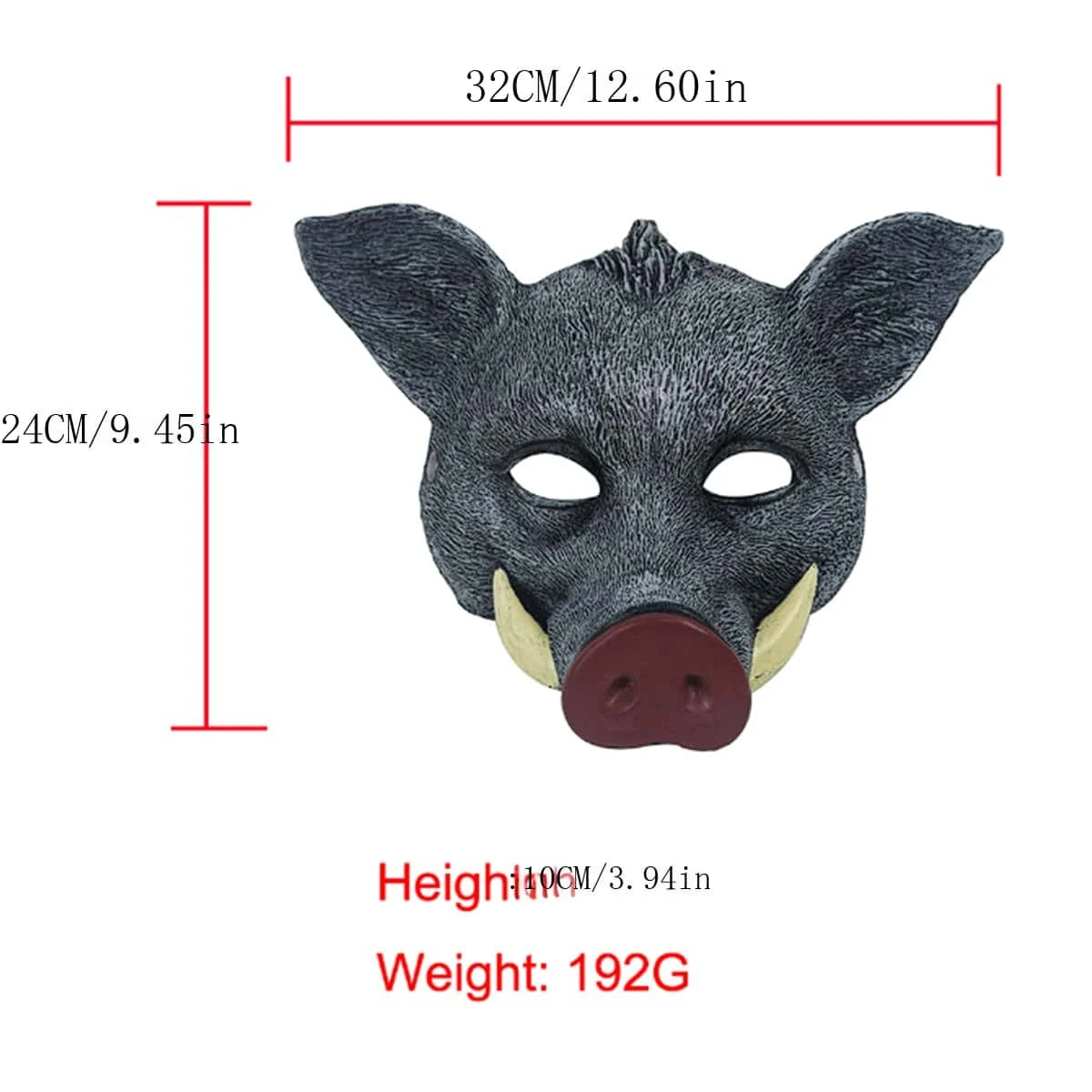 1pc Foam Pu Boar Mask For Masquerade And Cosplay | SHEIN USA