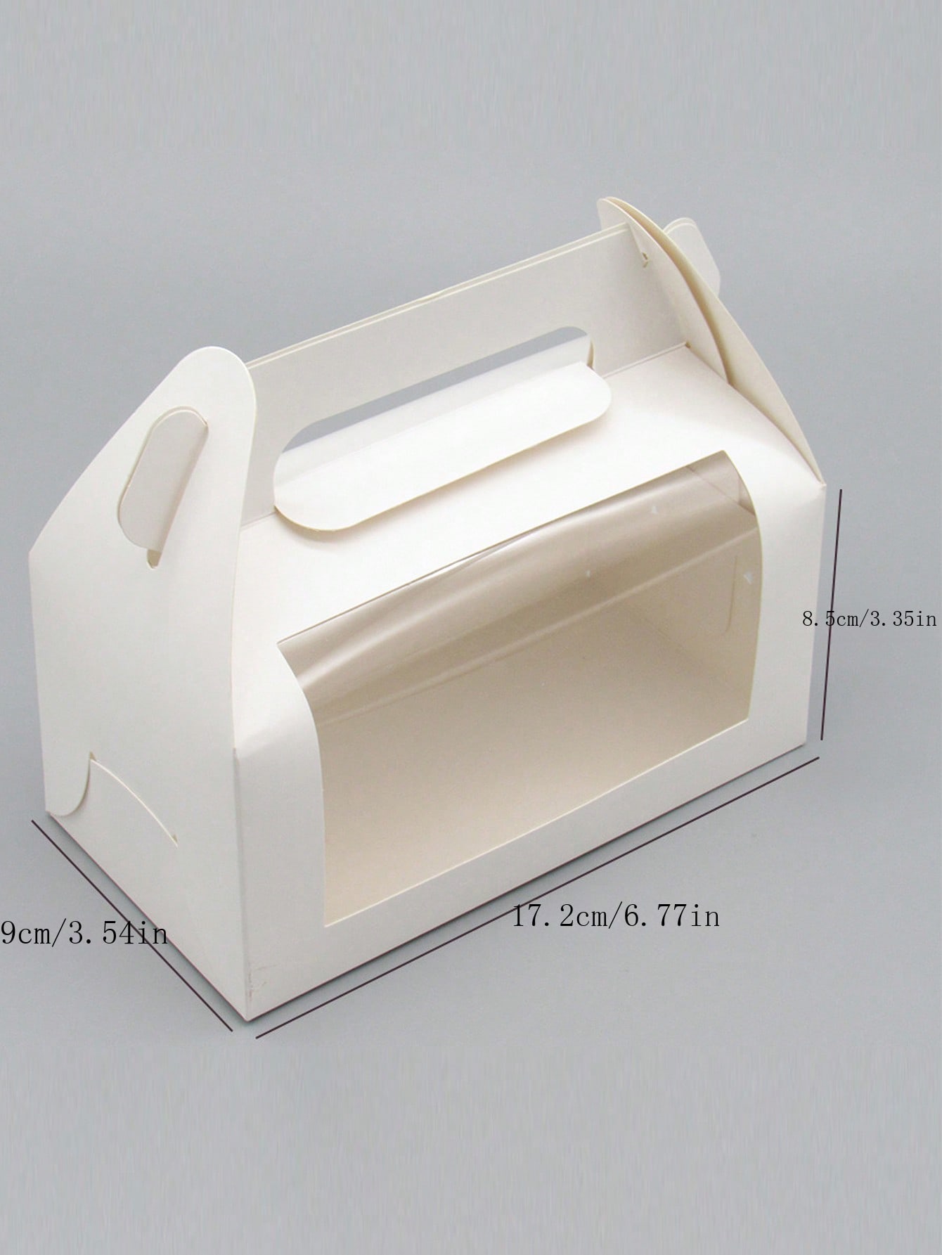 10pcs Towel Cake Roll Packaging Box With Handle, Transparent Window ...