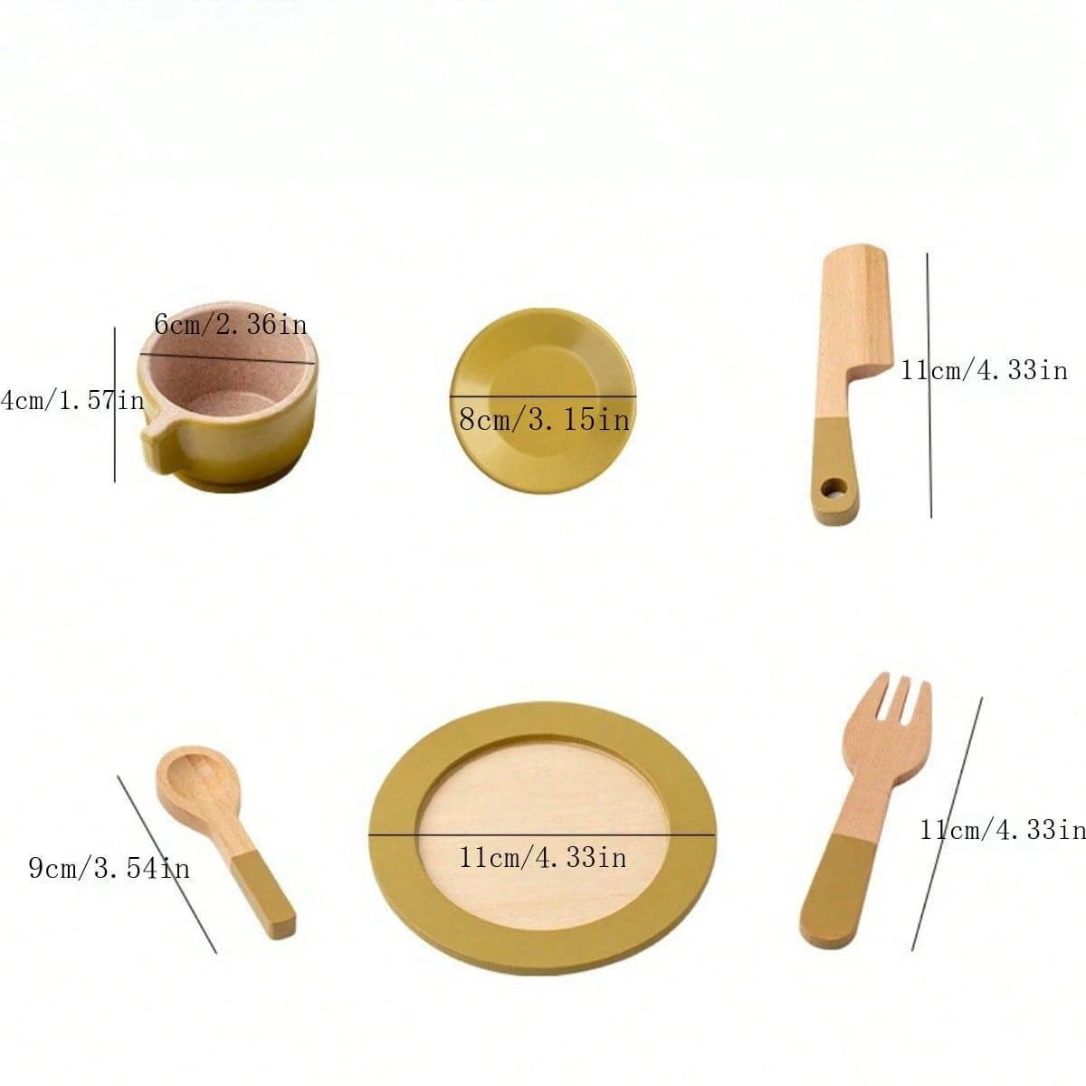 Simulation Afternoon Tea Set, Kids' Cake & Pastry Tea Set, Girls' Role ...