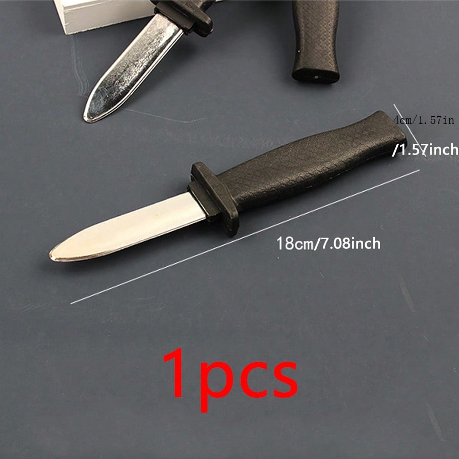 1pc Spring Loaded Retractable Plastic Knife Prank Prop For Performance ...