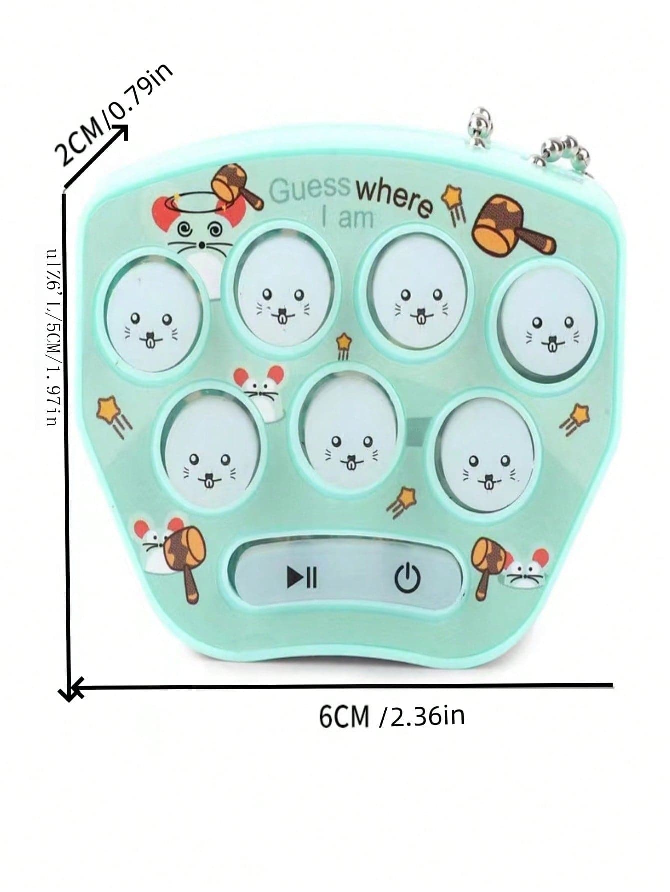 Mini Handheld Game Console Cartoon Whack-A-Mole Electronic Led Light-Up Toy | SHEIN EUR