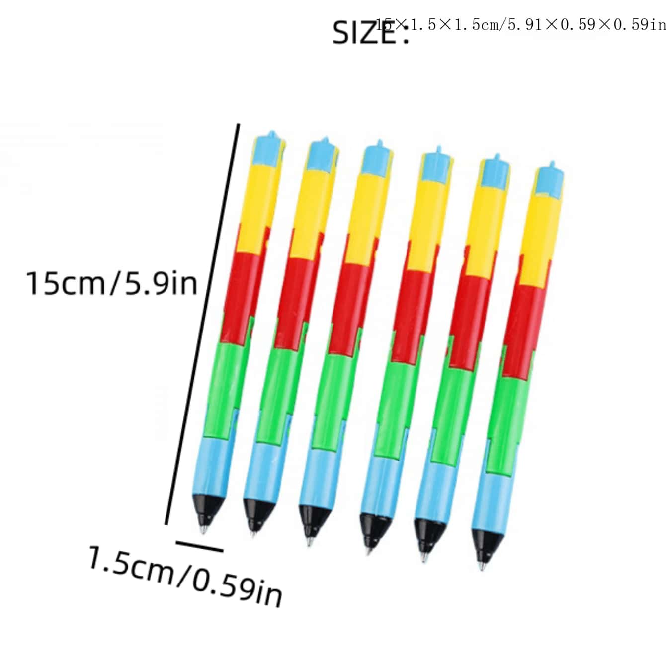 [2pcs/Set] Creative Stationery Cute Foldable And Bendable Ballpoint Pen ...