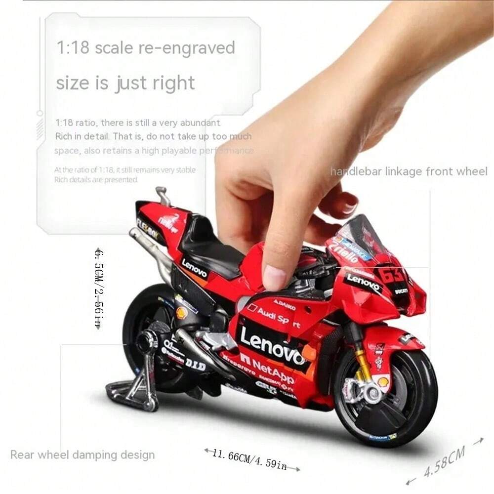 1:18 Scale GP Racing Motorcycle Model Toys, Official Licensed Miniature ...