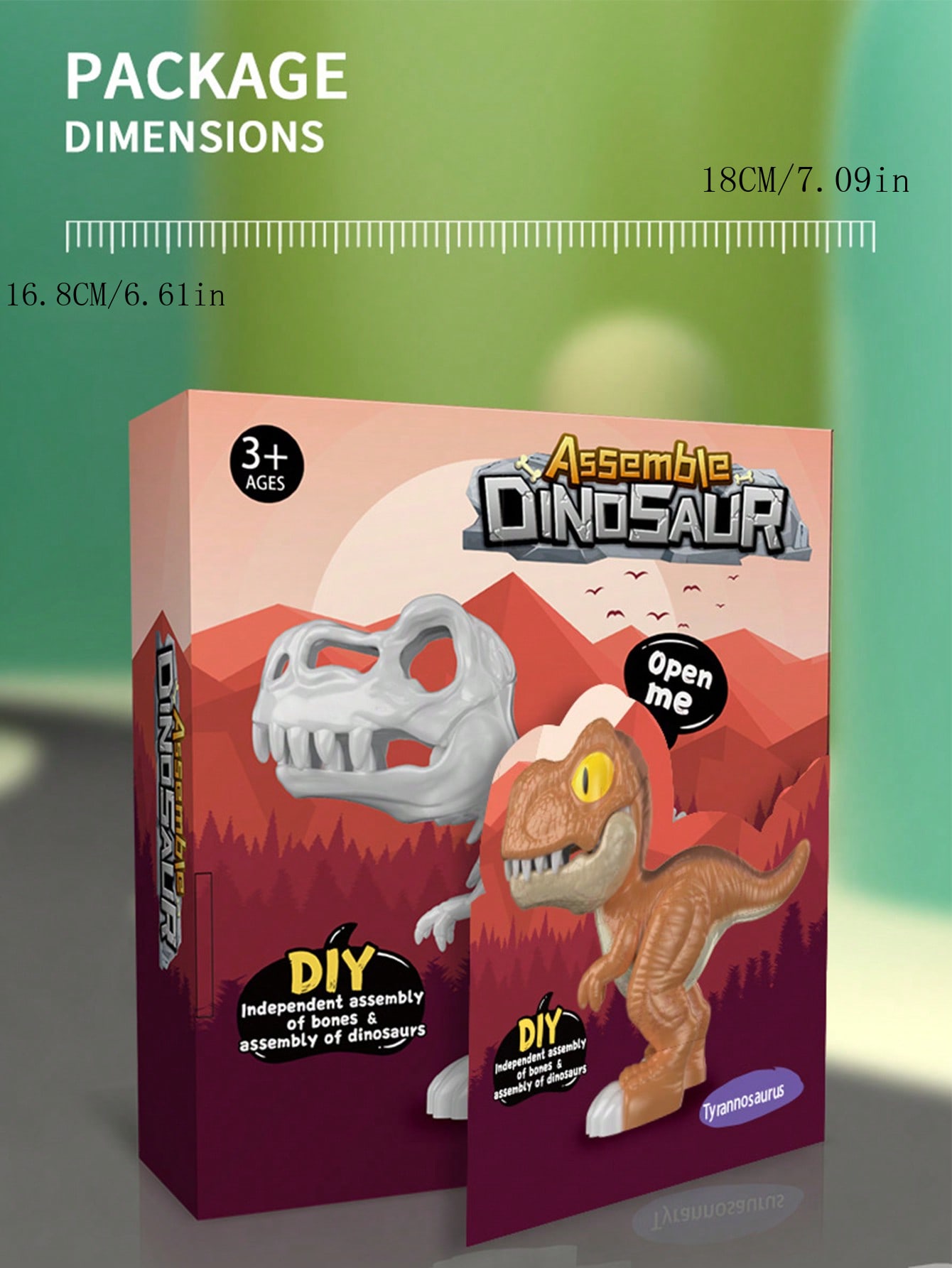 Byson DIY 3D Assembling Dinosaur Toy Science STEM Educational Assembly ...