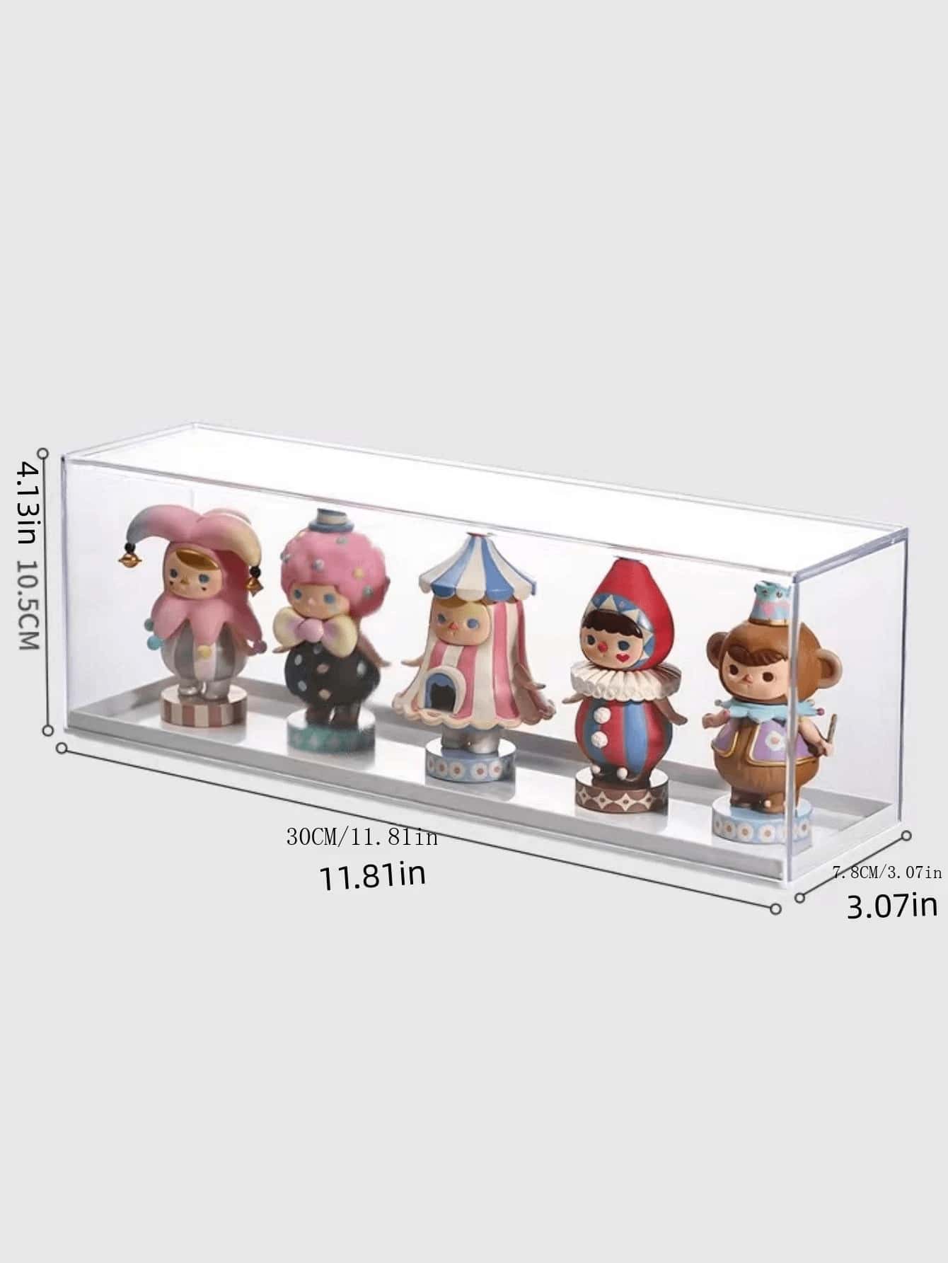 Hand-Made Display Box Doll Display Shelf Transparent Stackable Dust ...