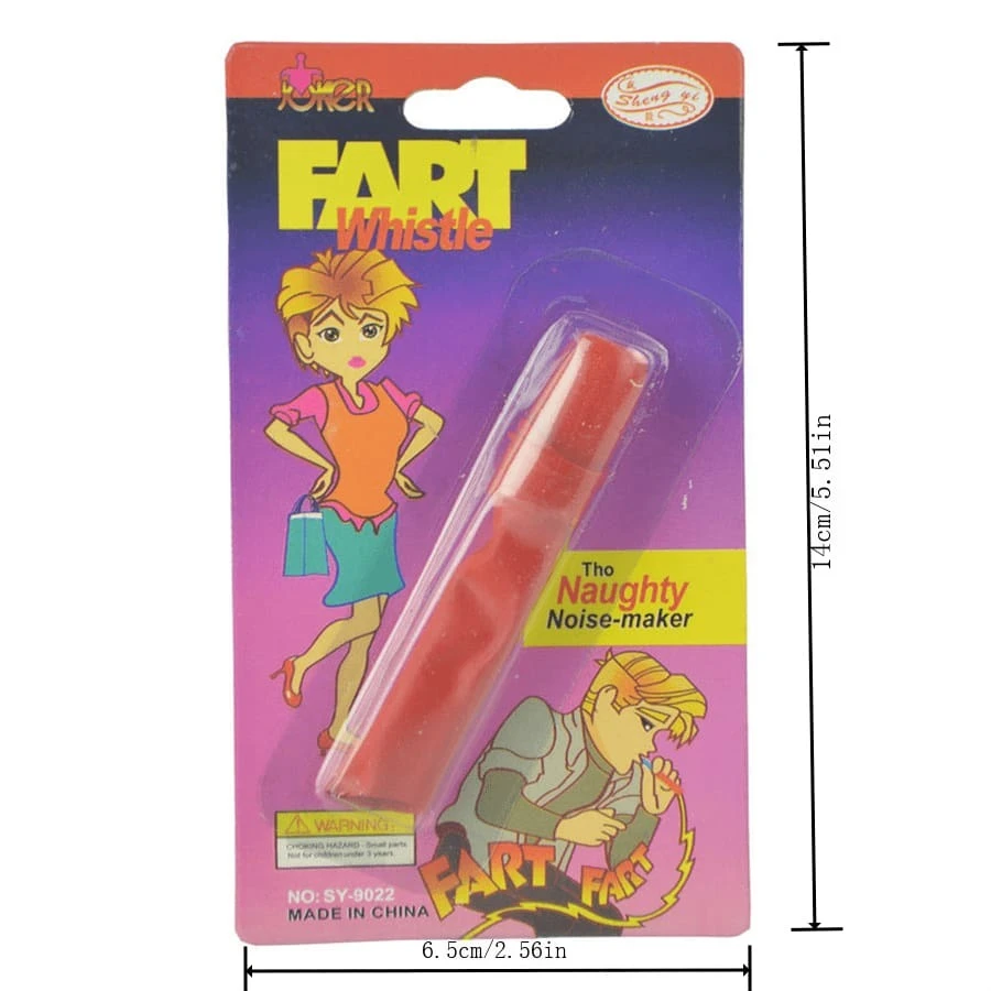 Prank Toy Fart Whistle, Trick Farting Sound Gag, Party Favor Fart ...