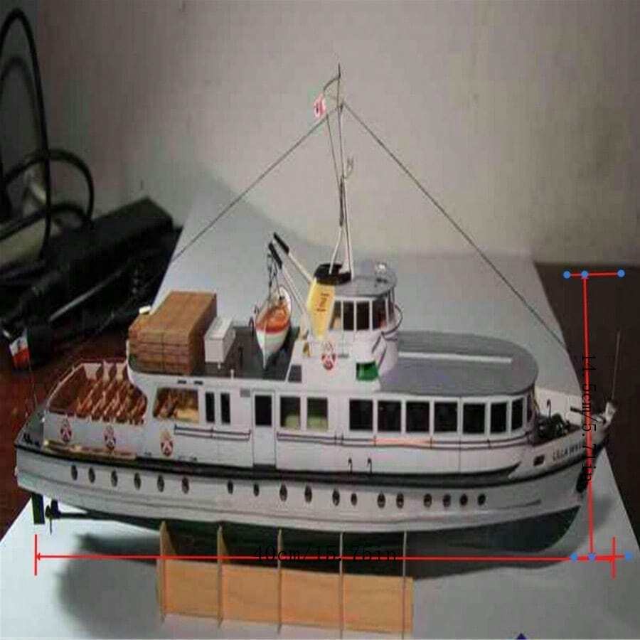 Diy Paper Model 1:100 Poland Ferry Night Vessel Cruise Ship Yacht ...