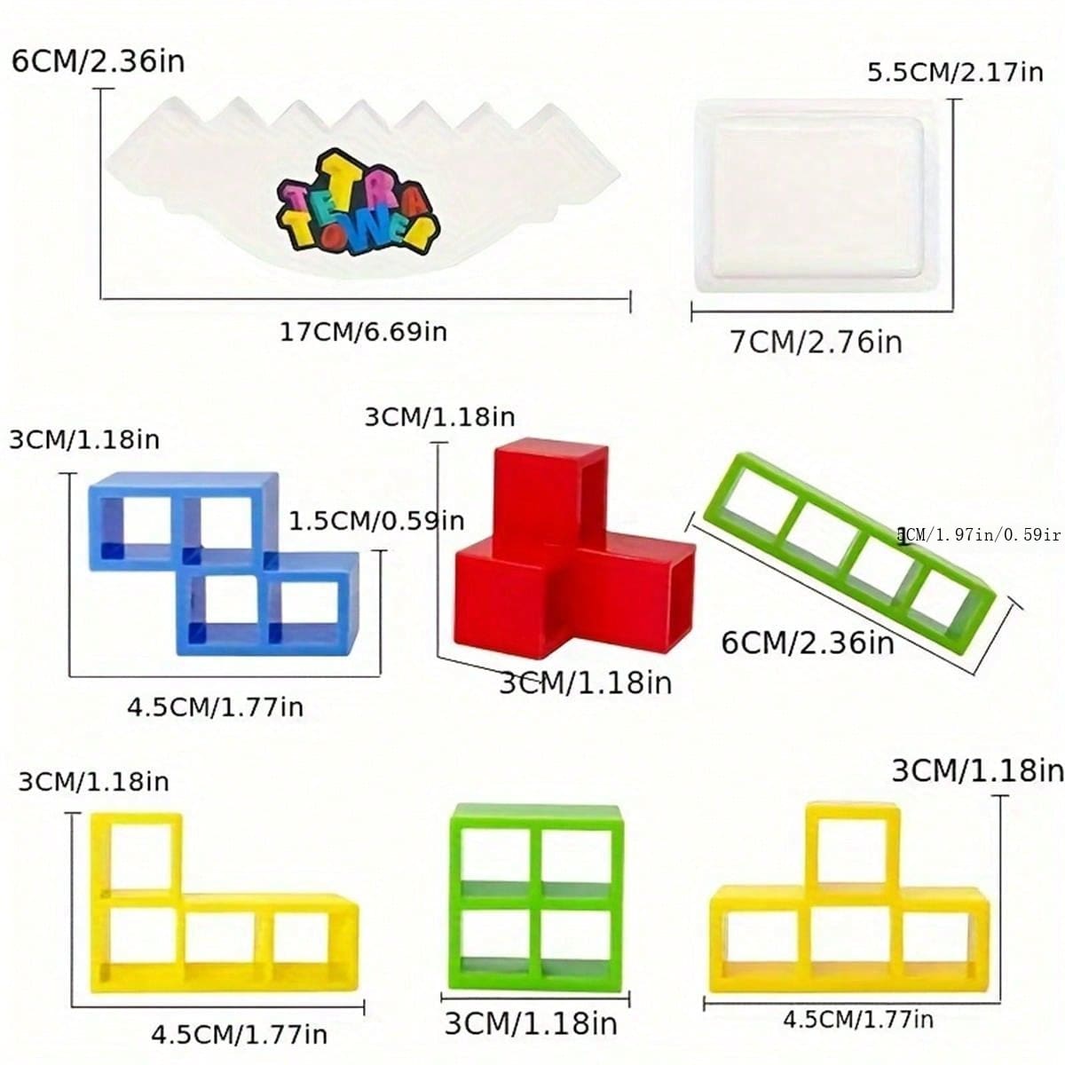 Tower Stacking Game Of Children's Intelligence And Balance Table Game ...