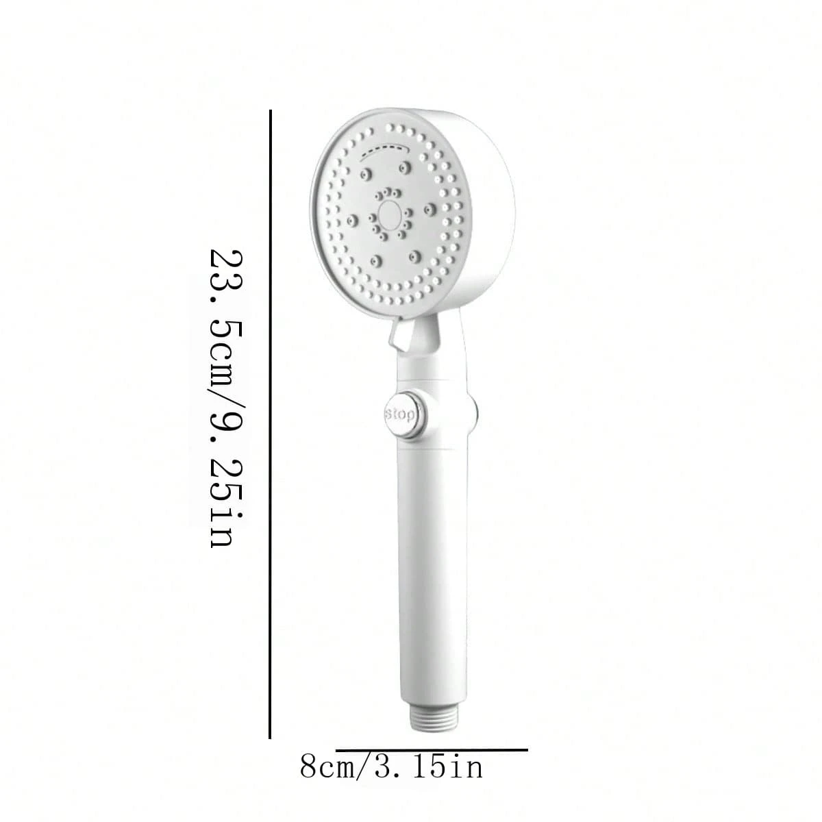 1pc High Pressure Water-Saving Showerhead With 8 Adjustable Modes ...