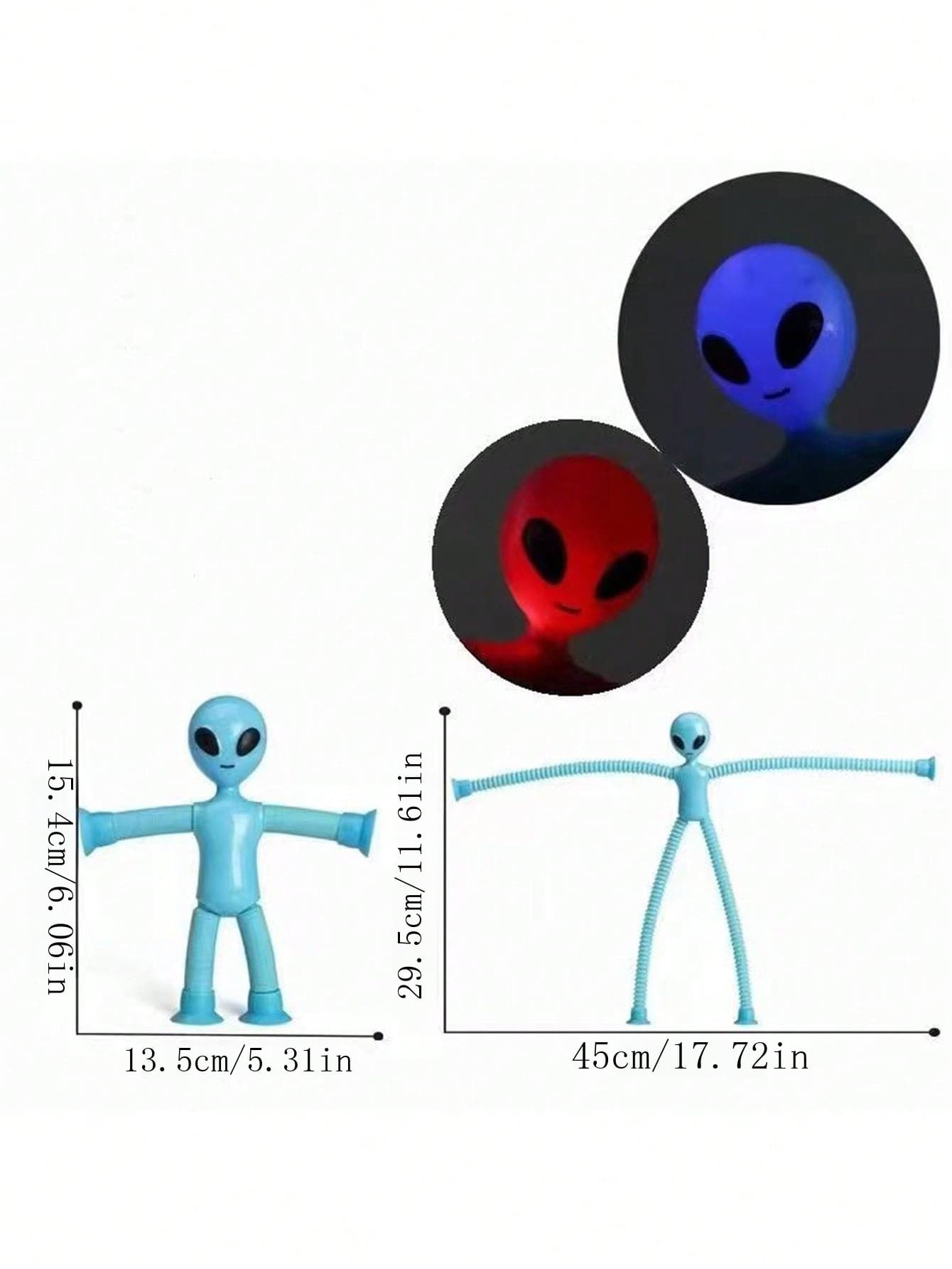 Teenagers' Interactive & Decompression Toy Alien Character Stretchy ...