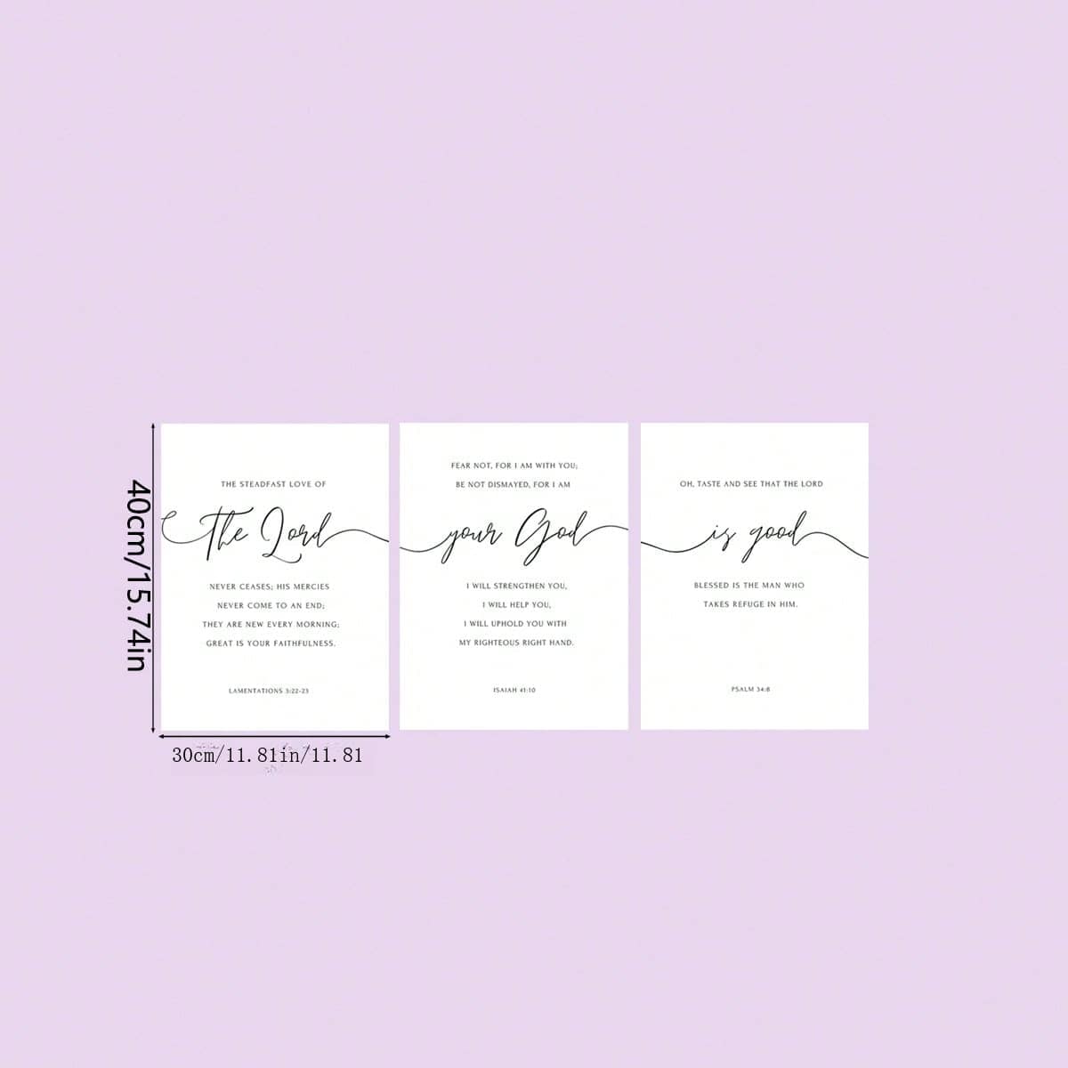 Arte De Pared Del Versículo De La Biblia, El Señor Tu Dios Es Bueno, Decoración Cristiana ...