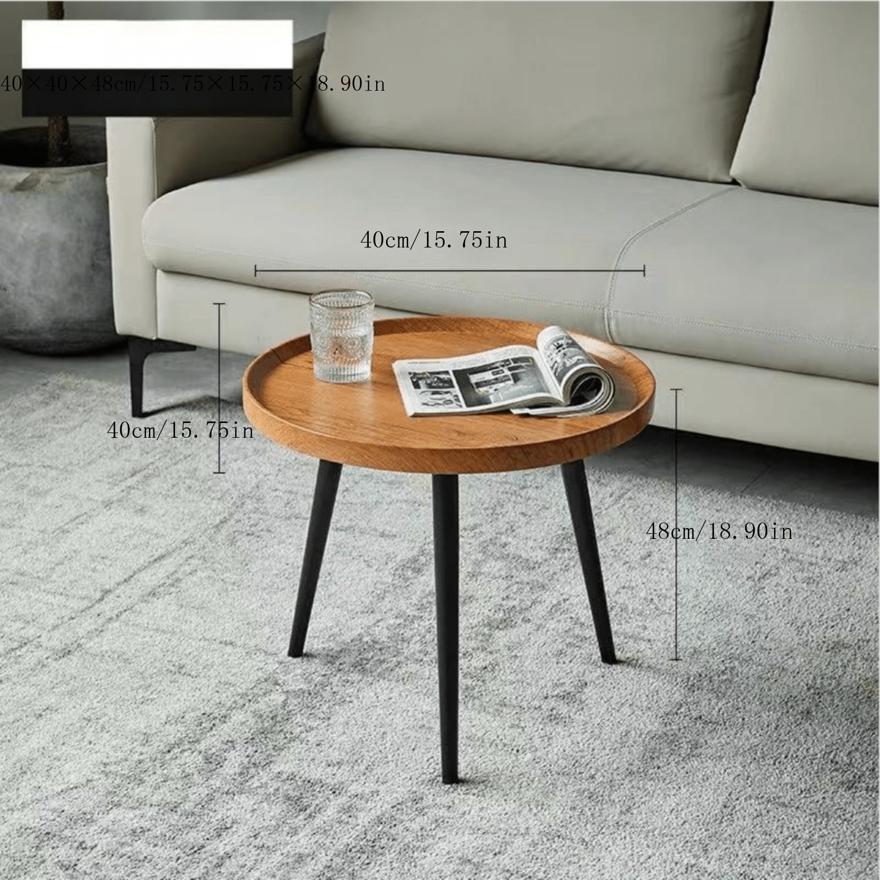 Minimalist Modern Style Small Living Room Coffee Table For Small ...