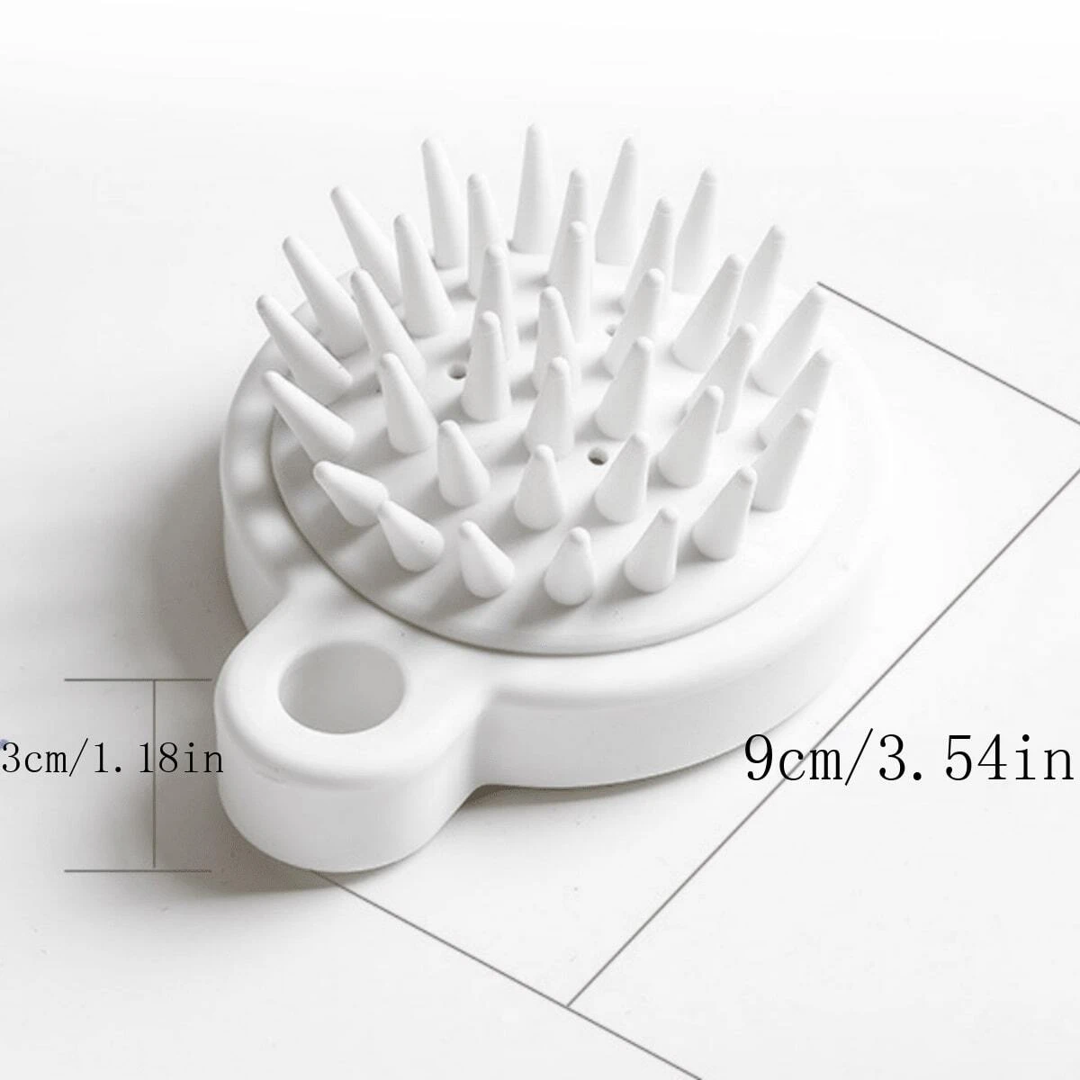 Hair Wash Tool Scalp Massager For Men And Women With Silicone Bristles ...