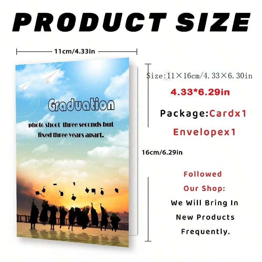 1PC Funny Graduation Card - Graduation Cards 2024 - College Graduation ...