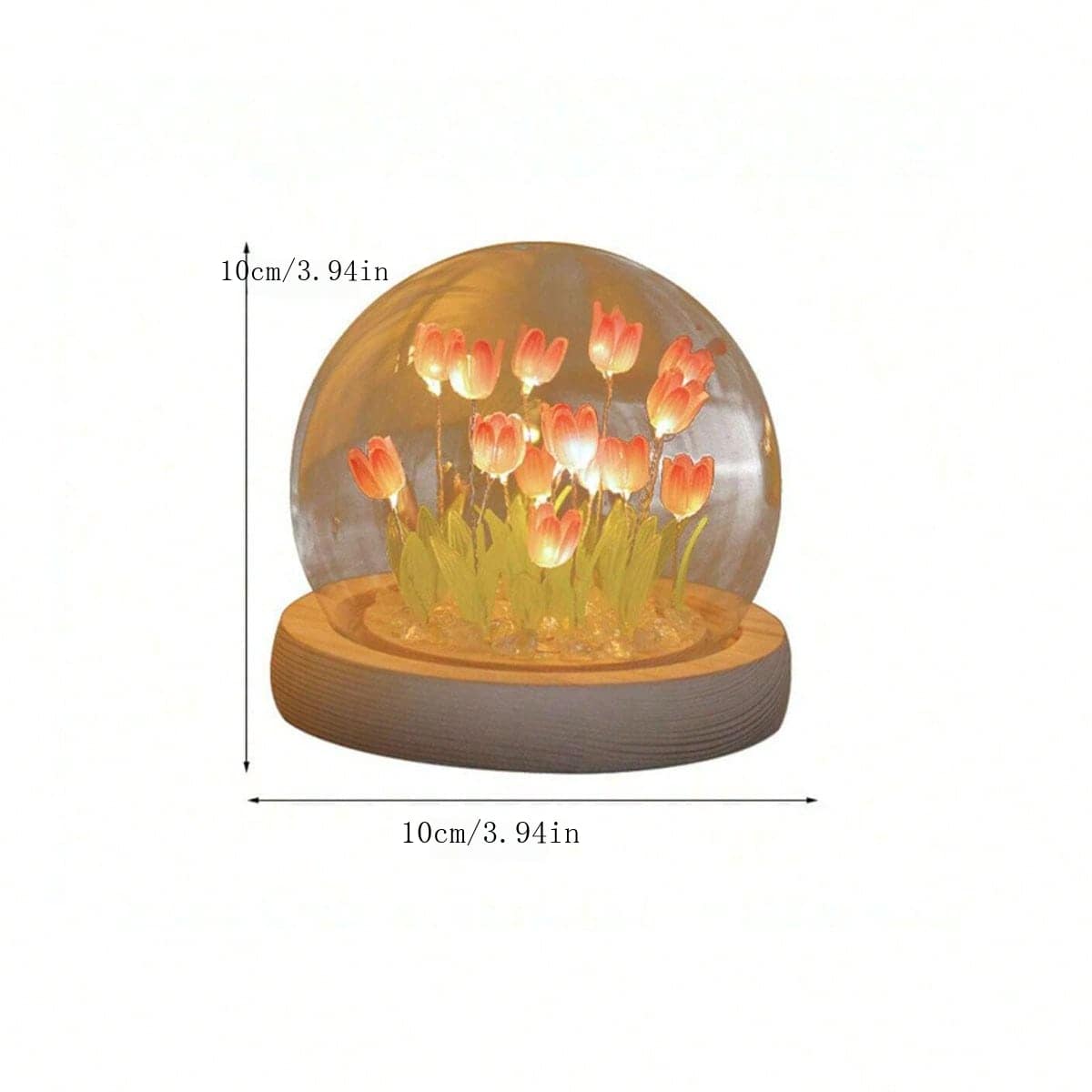 Tulip Night Lamp Cute DIY Tulip Flower Table Lamp Decoration Handmade ...