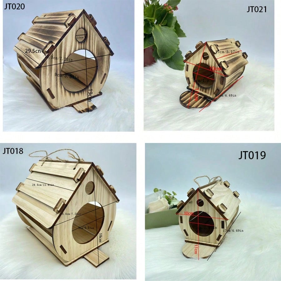 1PC Hanging Bird Feeder, DIY Assembly Of Bird Nest, Outdoor Garden ...