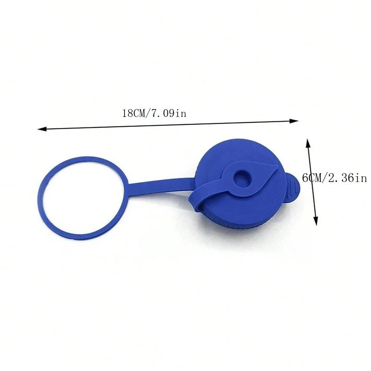 1pc 5-Gallon Silicone Jug Plug With Single Hole And Cord, Anti-Loss And ...